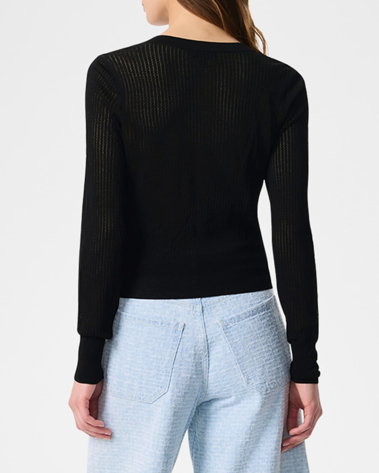 Rag & Bone Molly Pointelle Knit Cardigan | Neiman Marcus