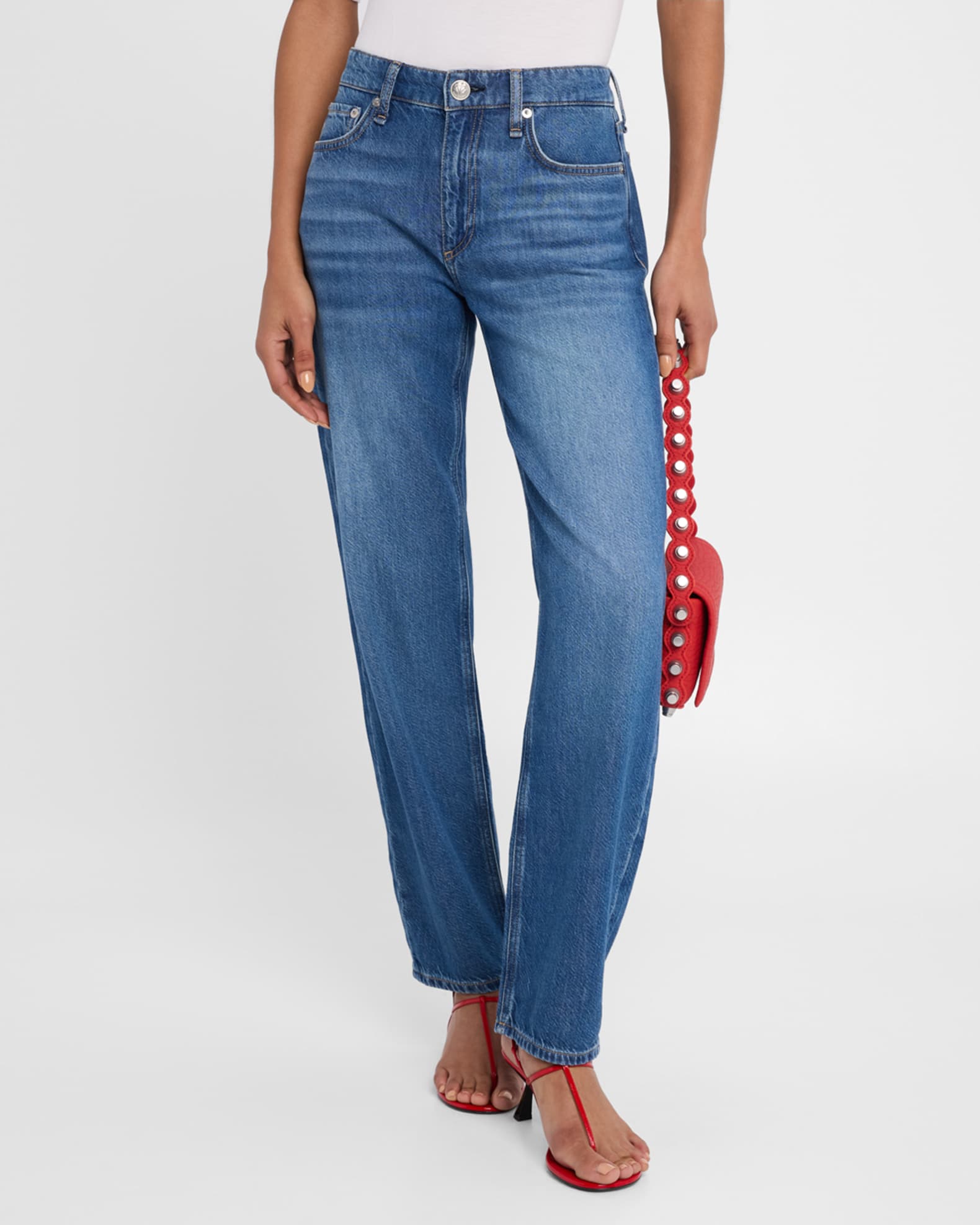 Rag & Bone Featherweight Baggy Dre Low-Rise Boyfriend Jeans | Neiman Marcus