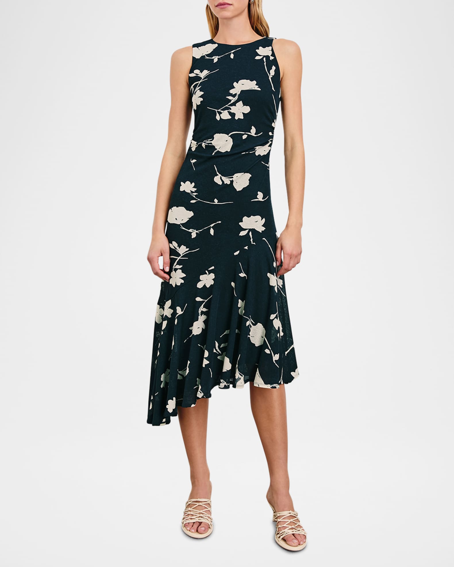 Rails Daija Asymmetric Midi Dress | Neiman Marcus