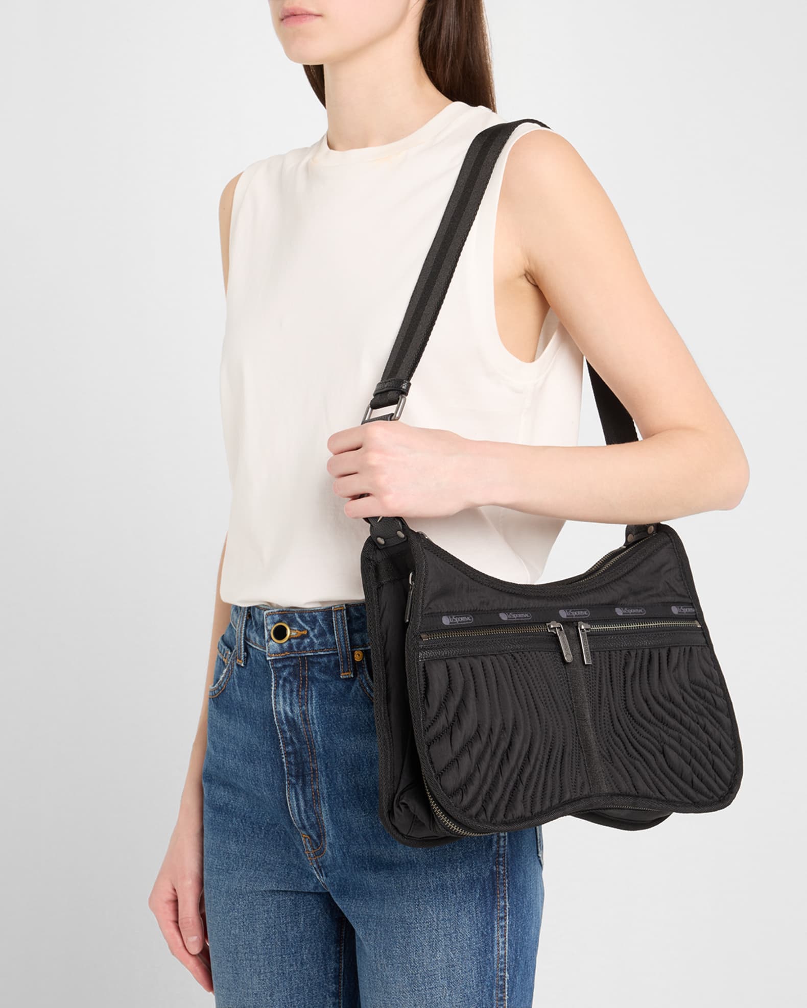 Lesportsac x Roberto Cavalli Torino Quilted Crossbody Bag | Neiman Marcus