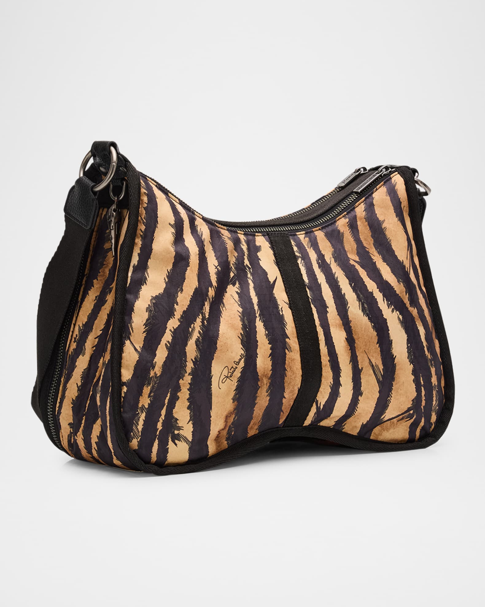 Lesportsac x Roberto Cavalli Torino Zebra-Print Crossbody Bag | Neiman ...