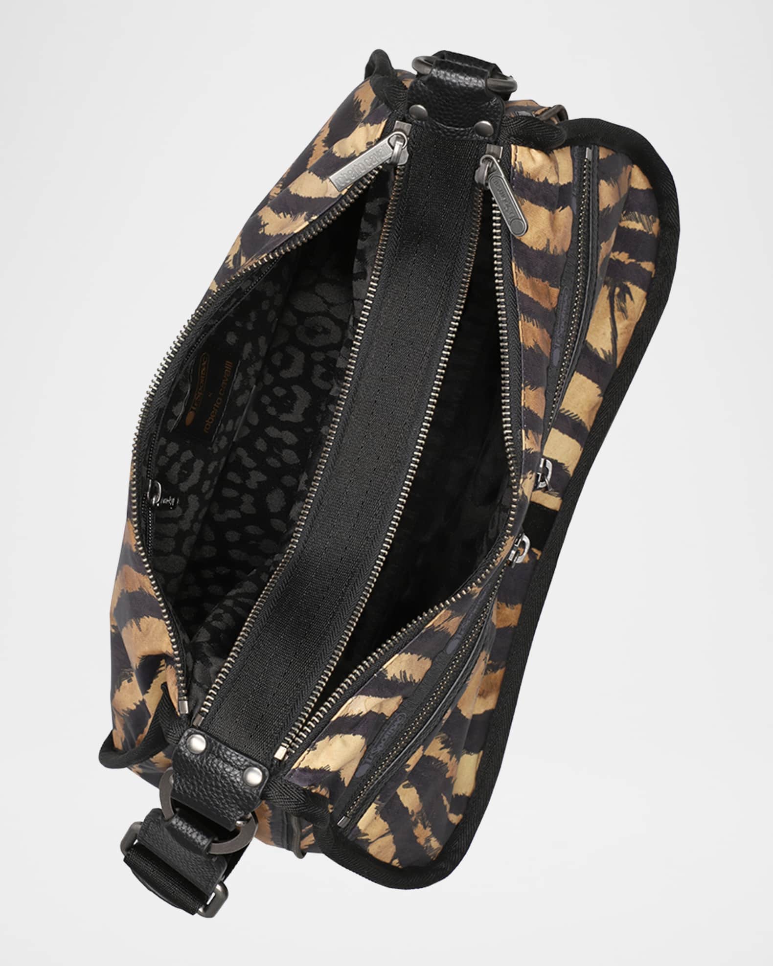 Lesportsac x Roberto Cavalli Torino Zebra-Print Crossbody Bag | Neiman ...
