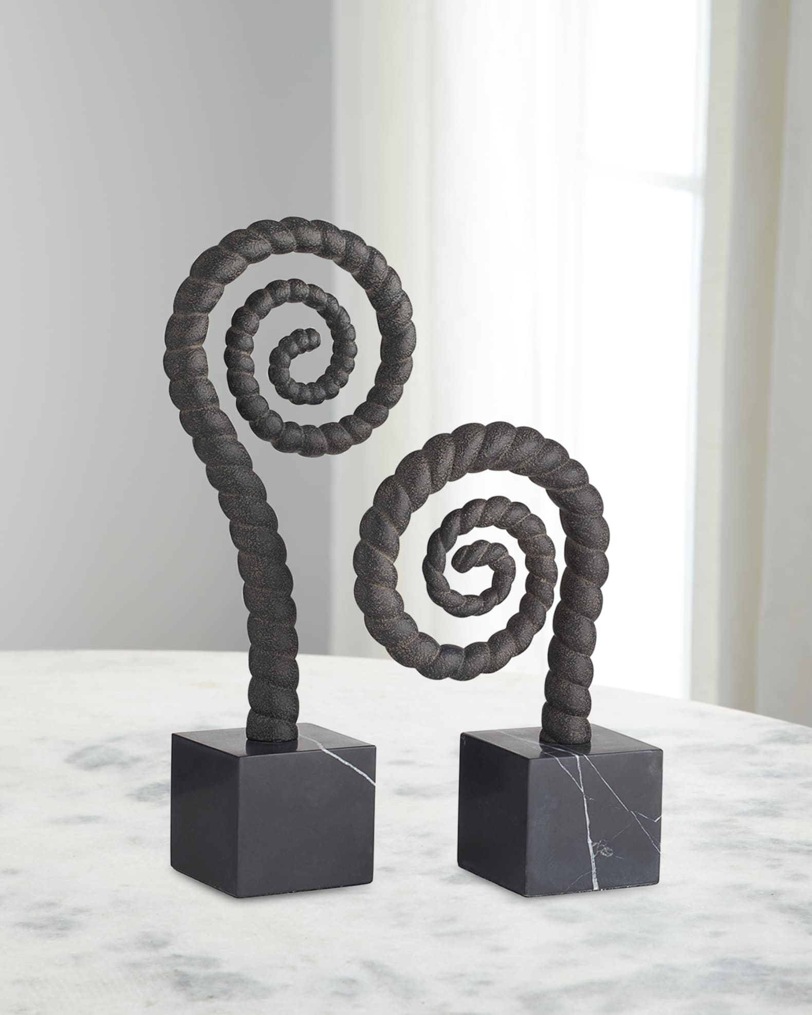 Arteriors Gully Sculptures, Set of 2 | Neiman Marcus