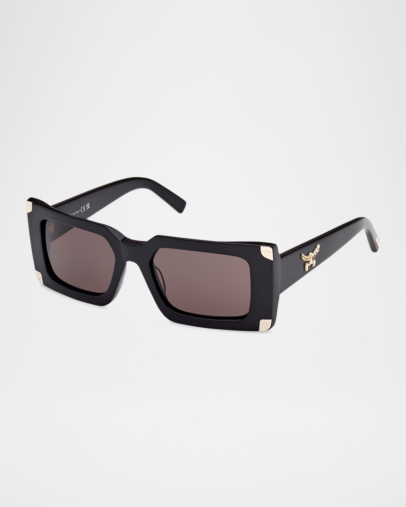 MCM Rectangle Acetate Sunglasses | Neiman Marcus
