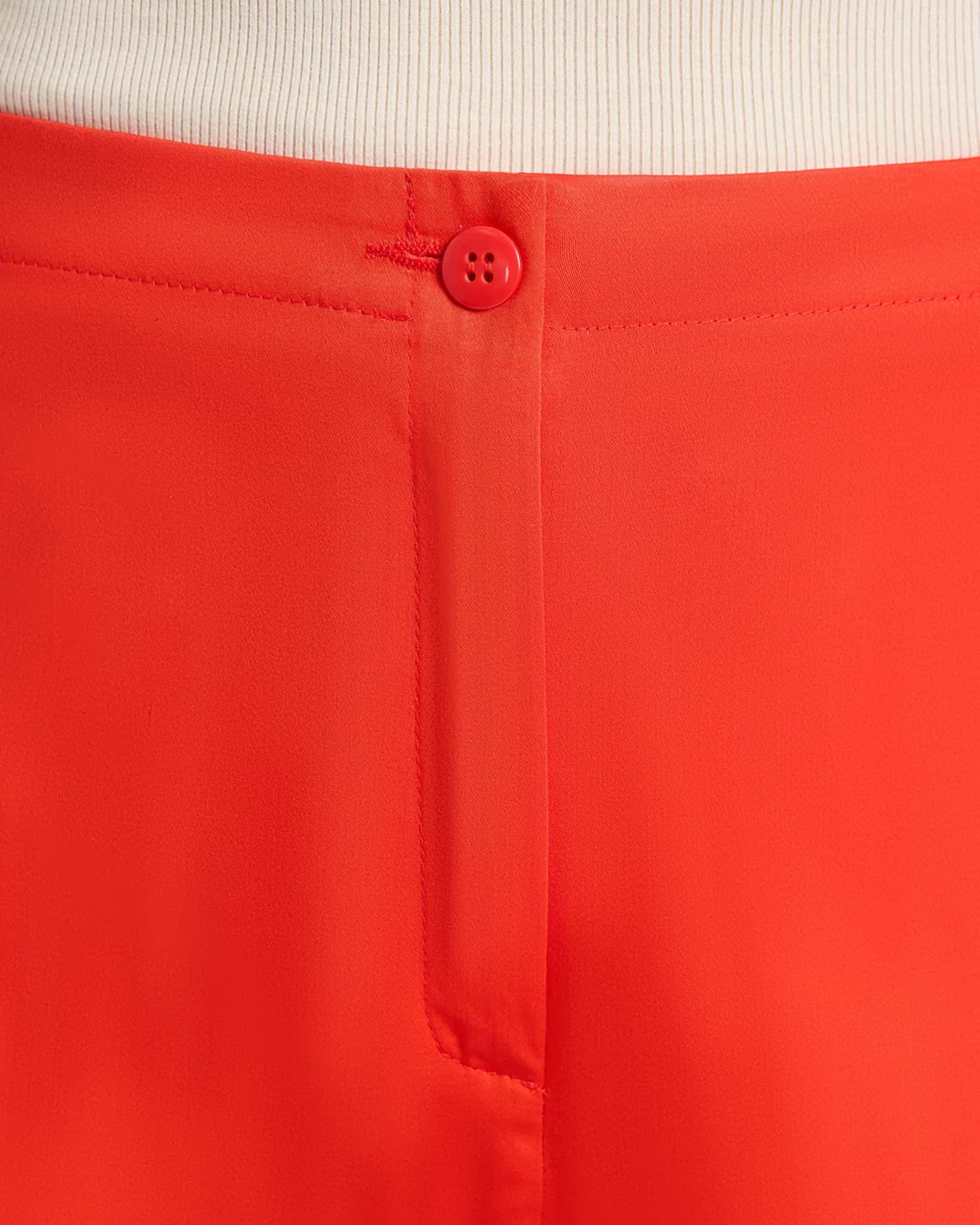 Santorelli Roma Cropped Straight-Leg Stretch Cotton Pants | Neiman Marcus