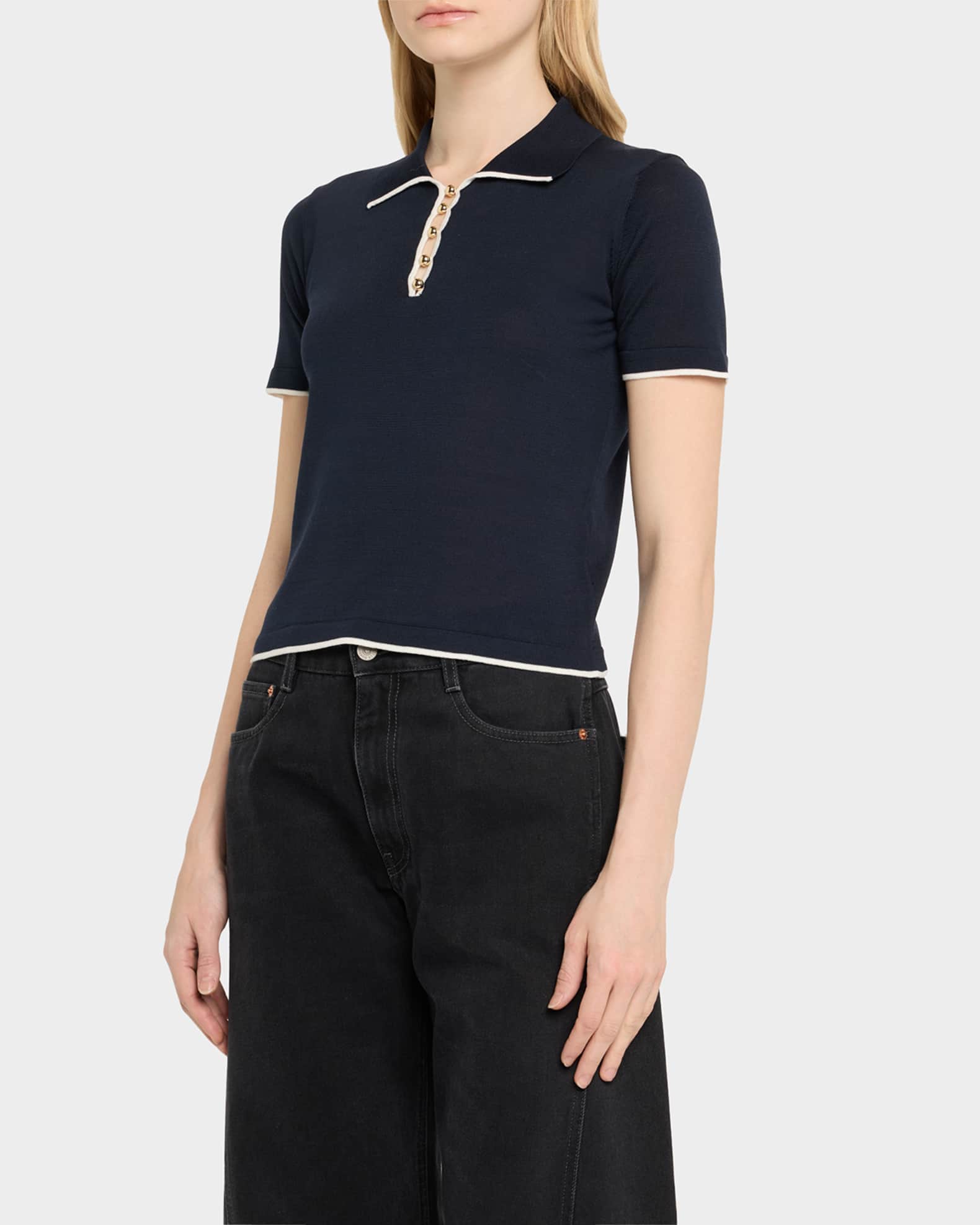 FRAME The Sport Polo Top | Neiman Marcus