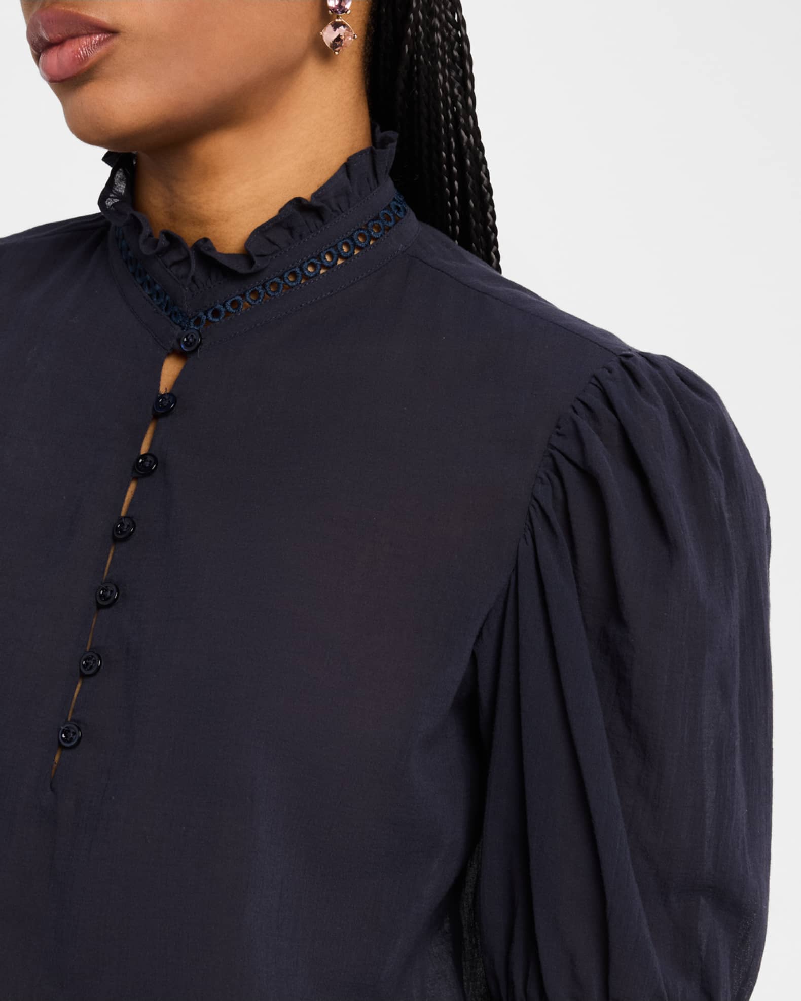 The Ruffle Collar Top | Neiman Marcus