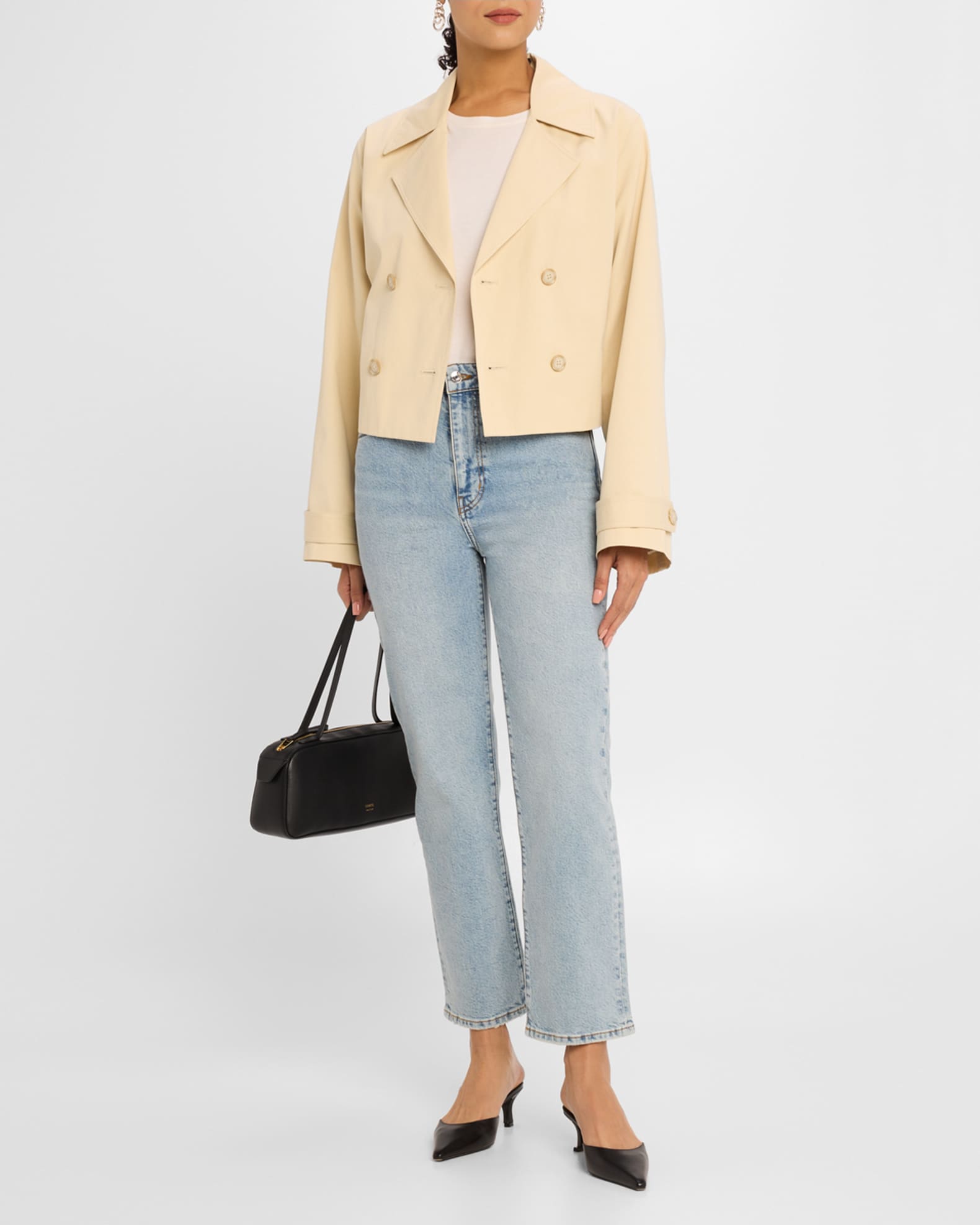 FRAME The Ruler Crop Jeans | Neiman Marcus