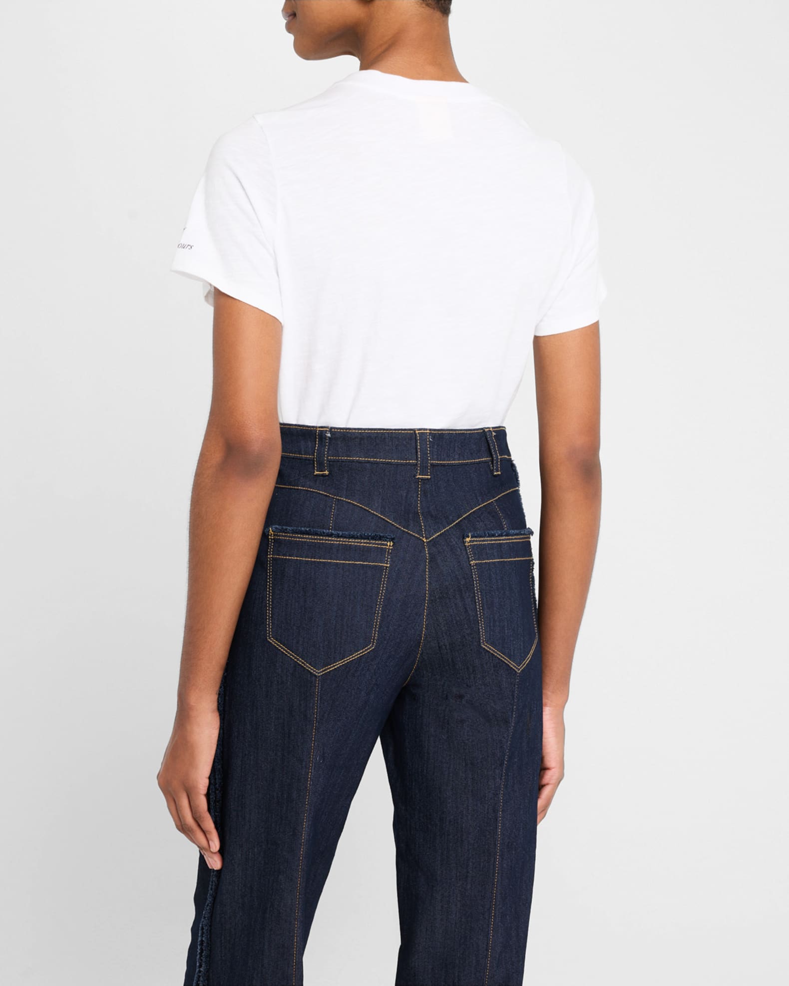 Cinq a Sept Howdy Mon Amour Embellished Tee | Neiman Marcus