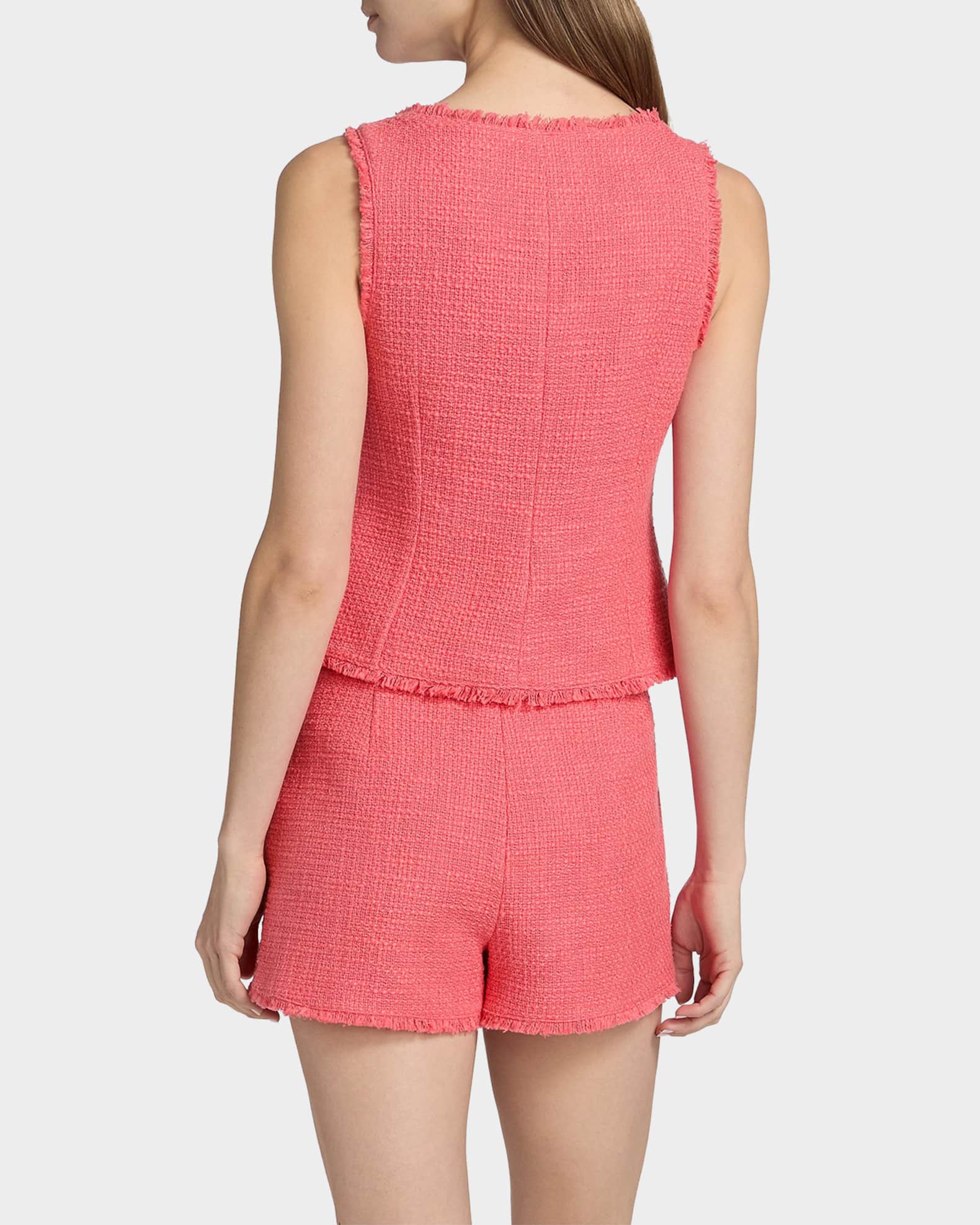 Cinq a Sept Camen Bouclé Vest | Neiman Marcus