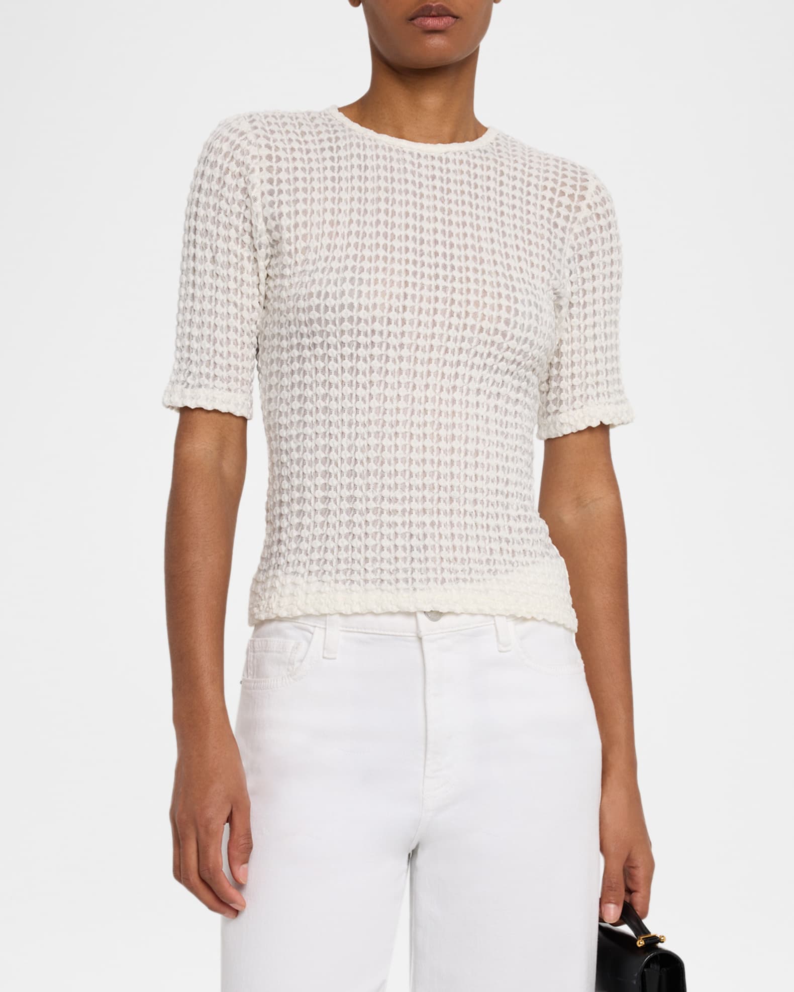 FRAME The Popcorn Top | Neiman Marcus