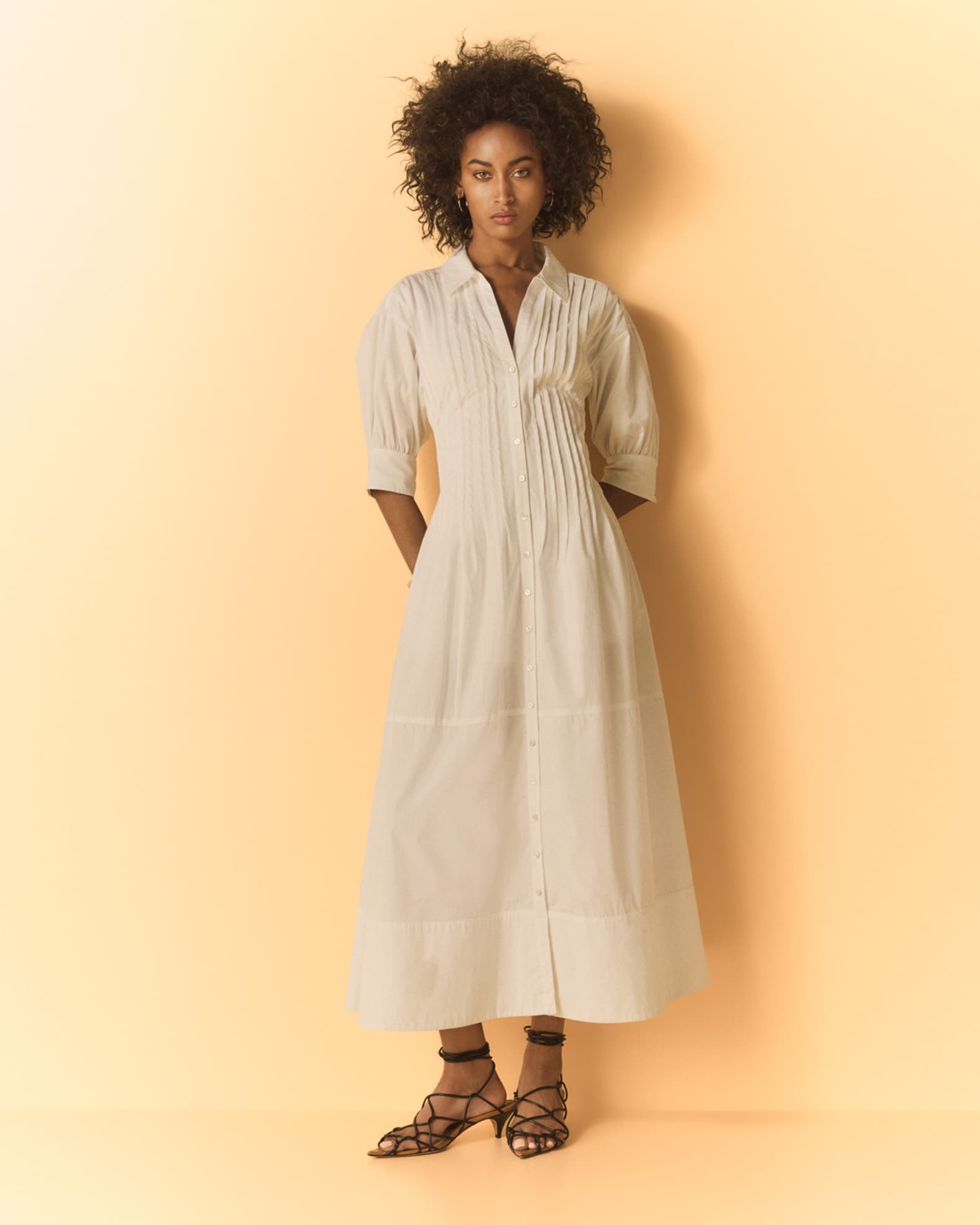 Cinq a Sept Monty Puff-Sleeve Maxi Dress | Neiman Marcus