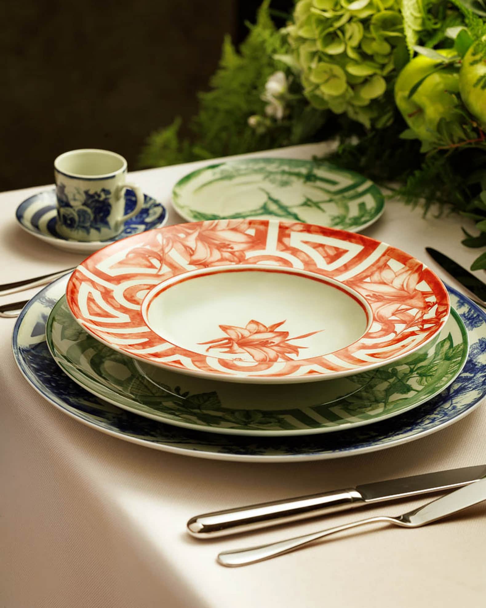 Vista Alegre The Meaning Soup Plates, Set of 4 | Neiman Marcus