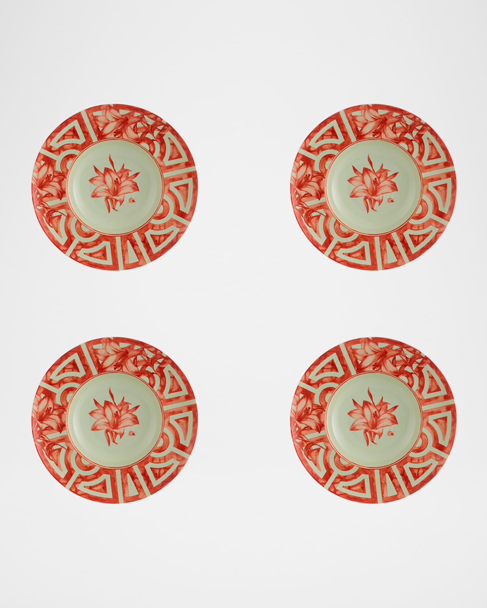 Vista Alegre The Meaning Soup Plates, Set of 4 | Neiman Marcus