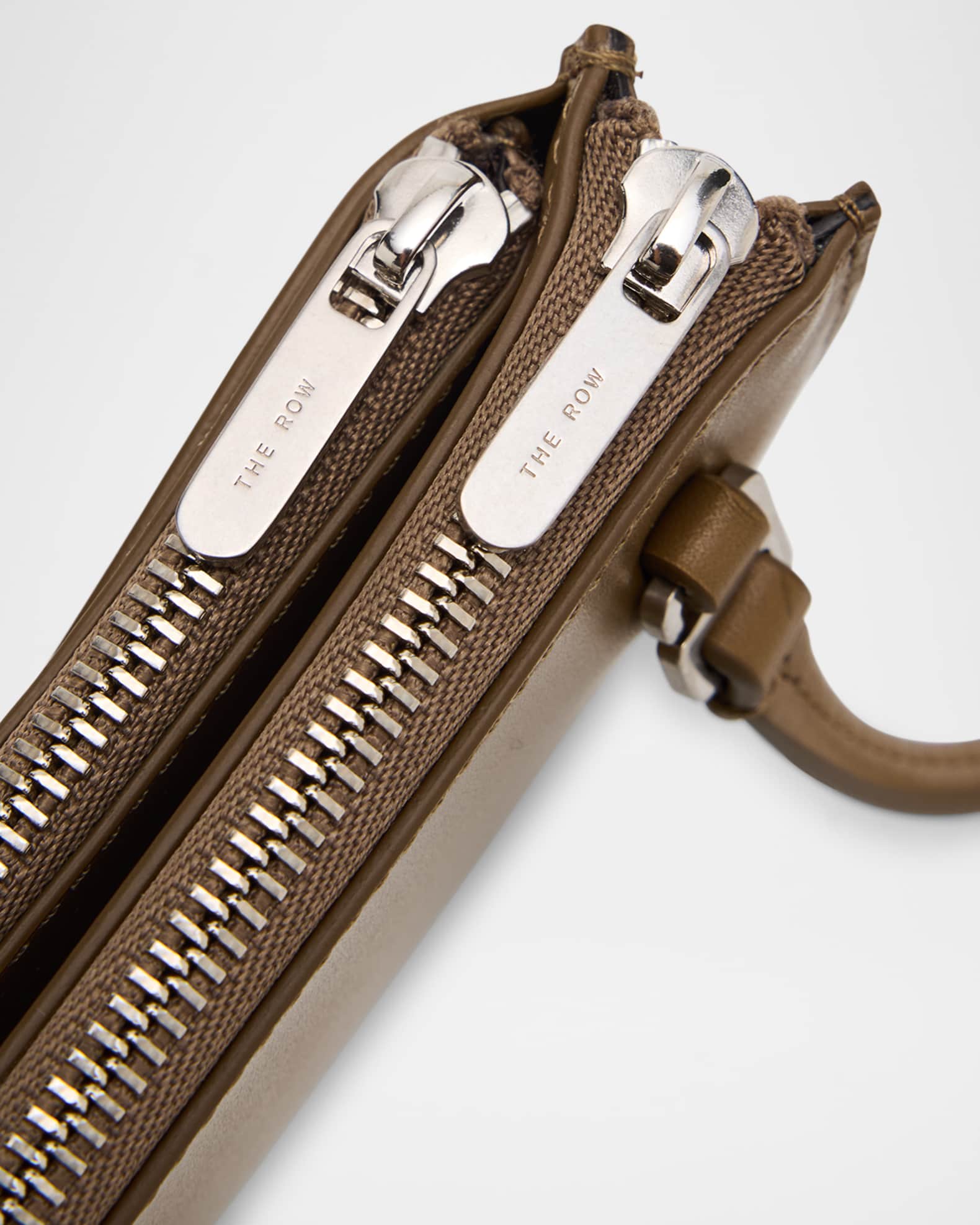 THE ROW Long Wallet in Smooth Box Calf Leather | Neiman Marcus