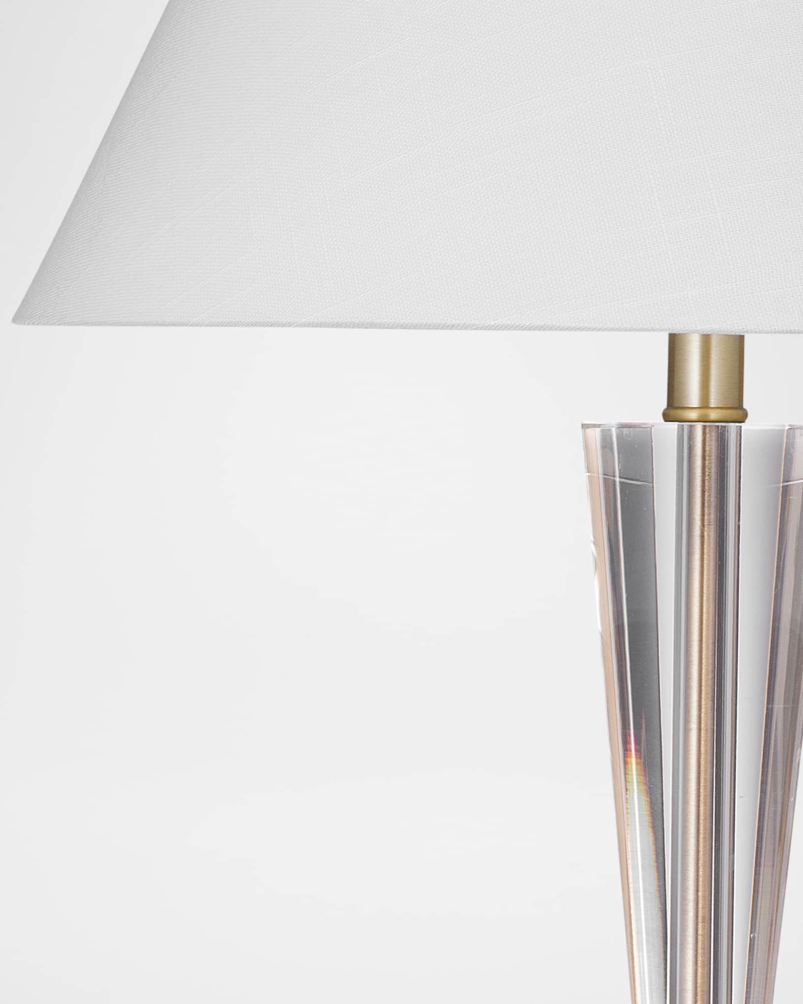 Katherine Noble by BMC Devon 35" Crystal Table Lamp | Neiman Marcus