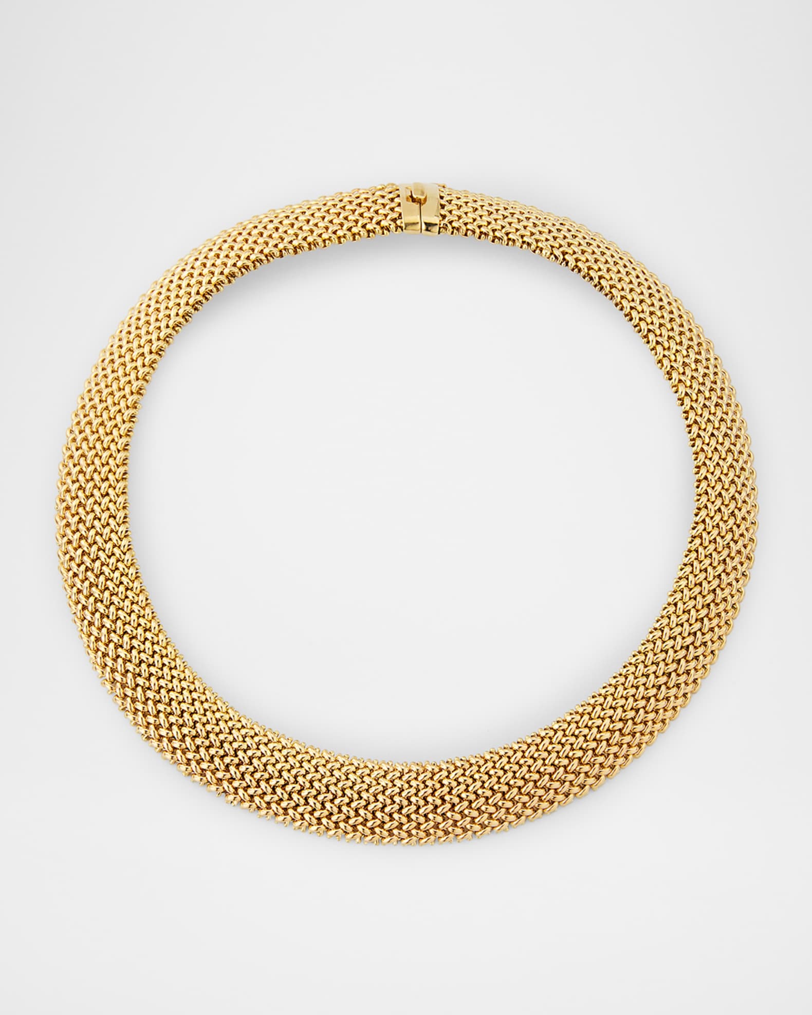 Alberto Milani 18K Yellow Gold Via Ornato Chicco Chain Necklace, 18mm ...