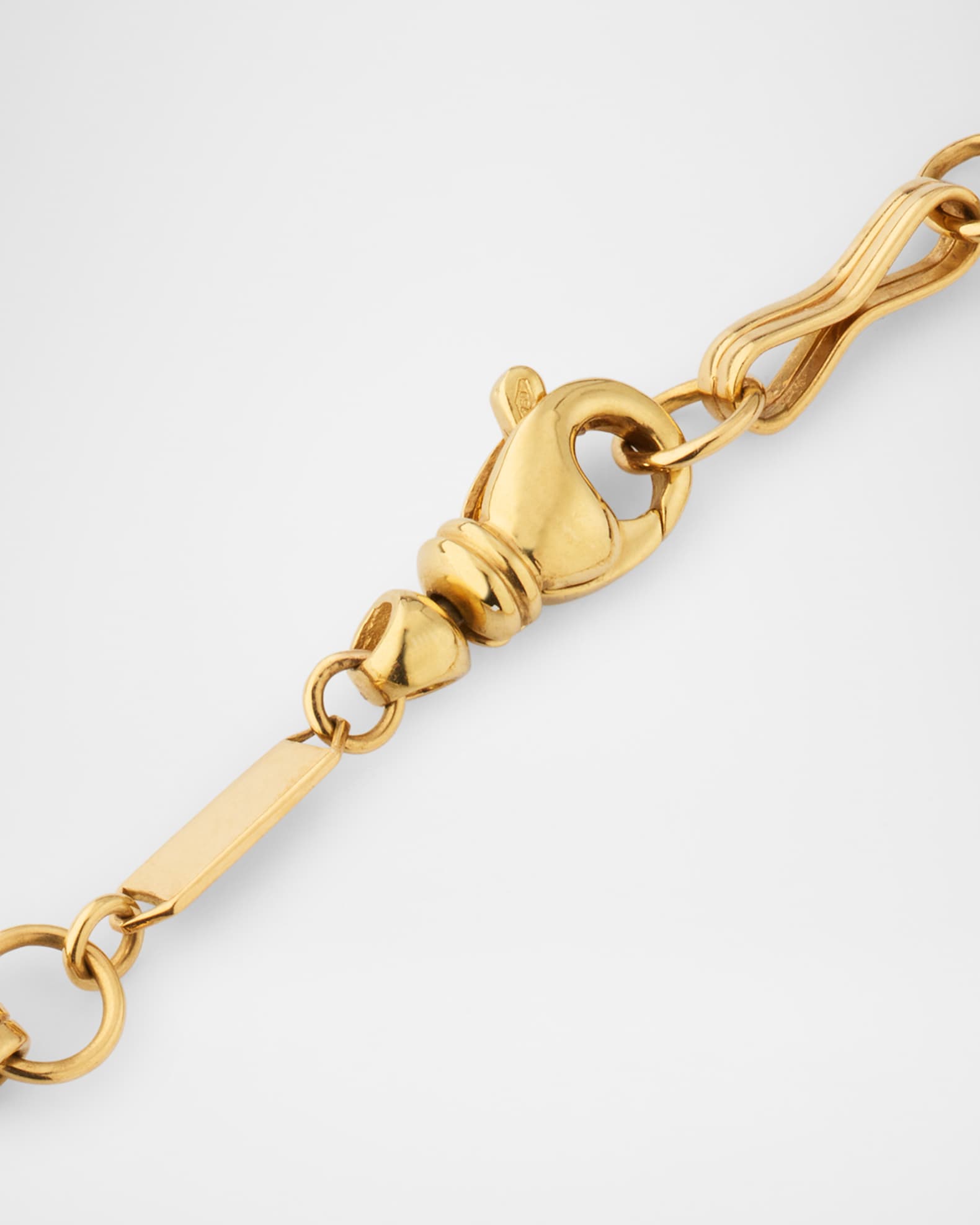 AZLEE Large Motif Double Link Chain, 20"L | Neiman Marcus