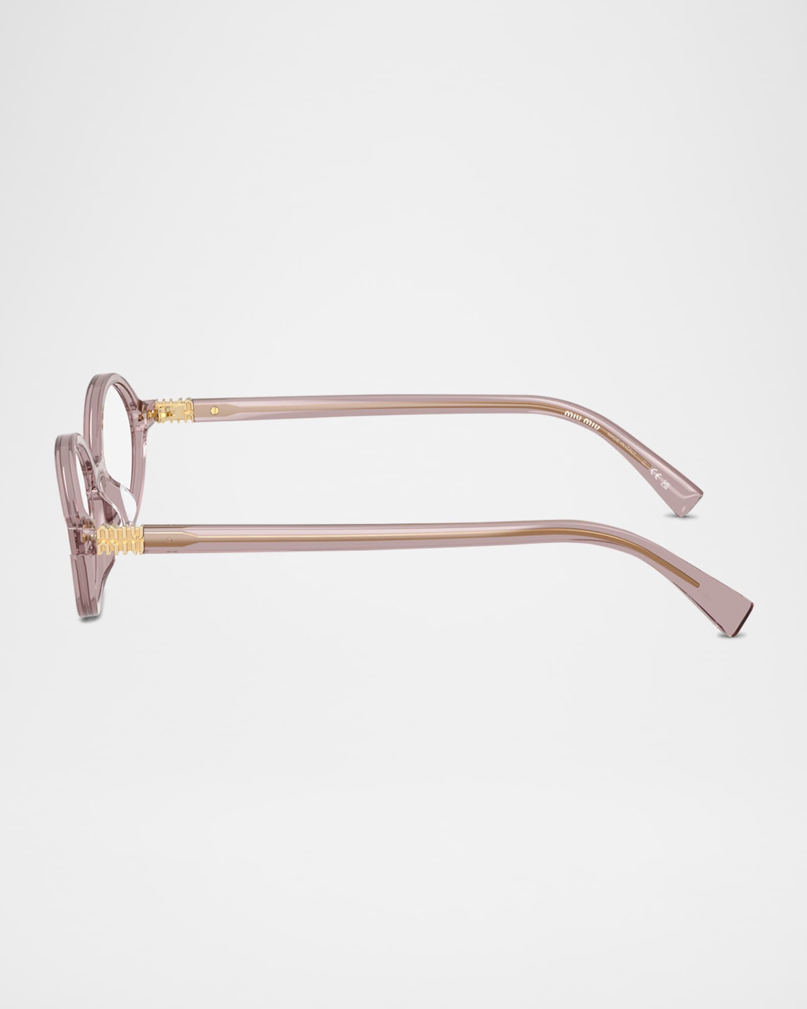 Miu Miu MU 01XV Oval Acetate and Plastic Optical Glasses | Neiman Marcus