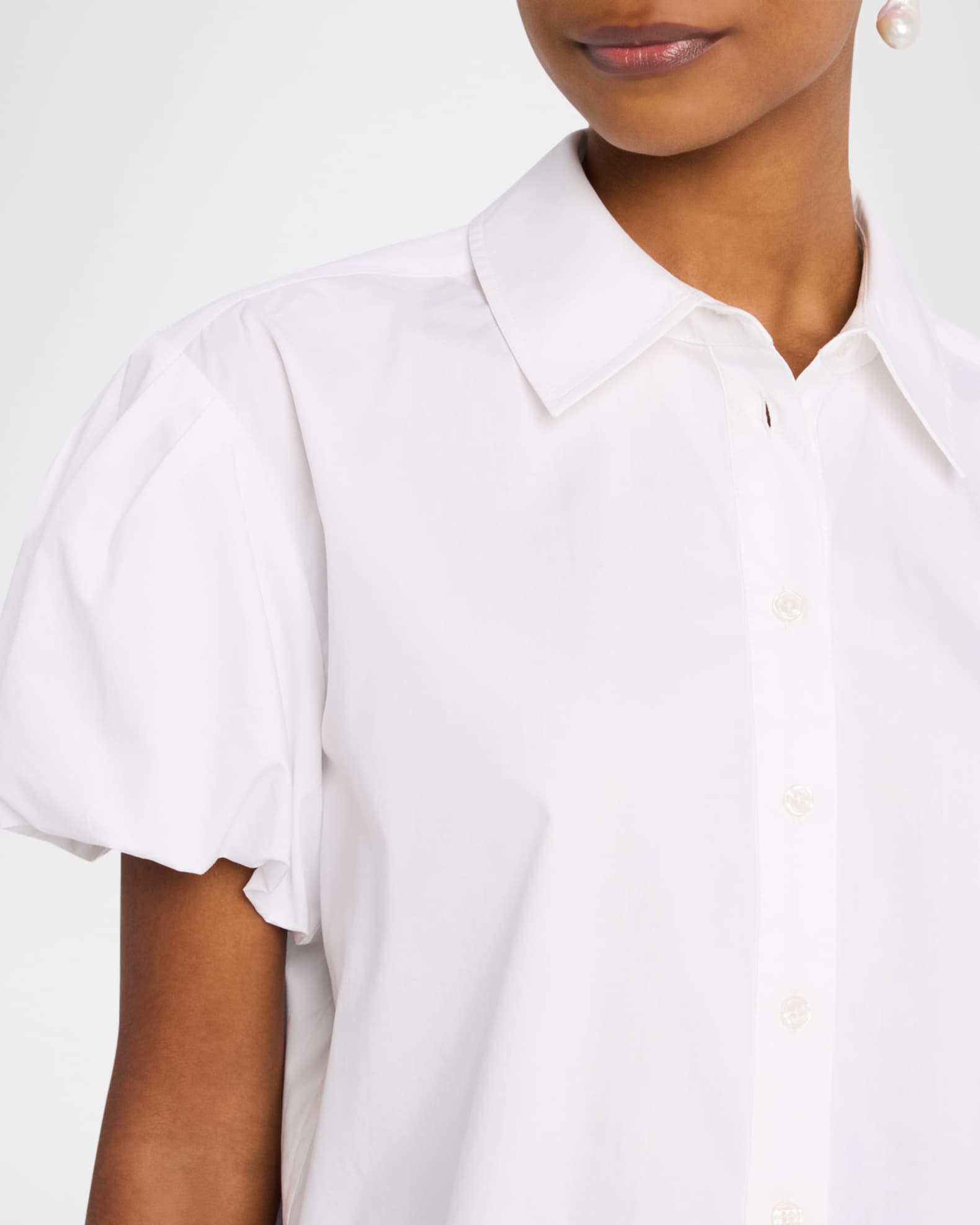 Tanya Taylor Elza Puff-Sleeve Top | Neiman Marcus