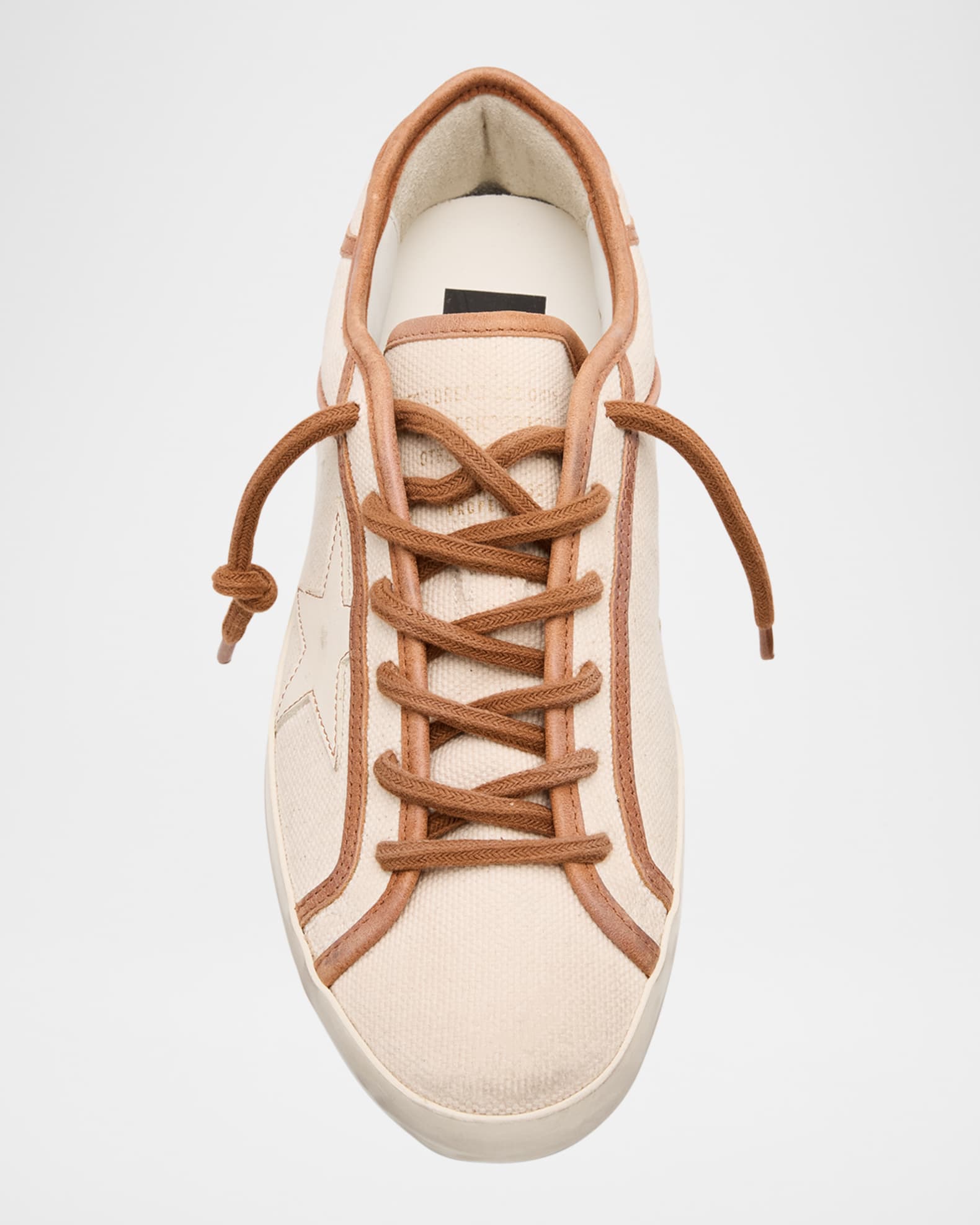 Golden Goose Super-Star Canvas Low-Top Sneakers | Neiman Marcus
