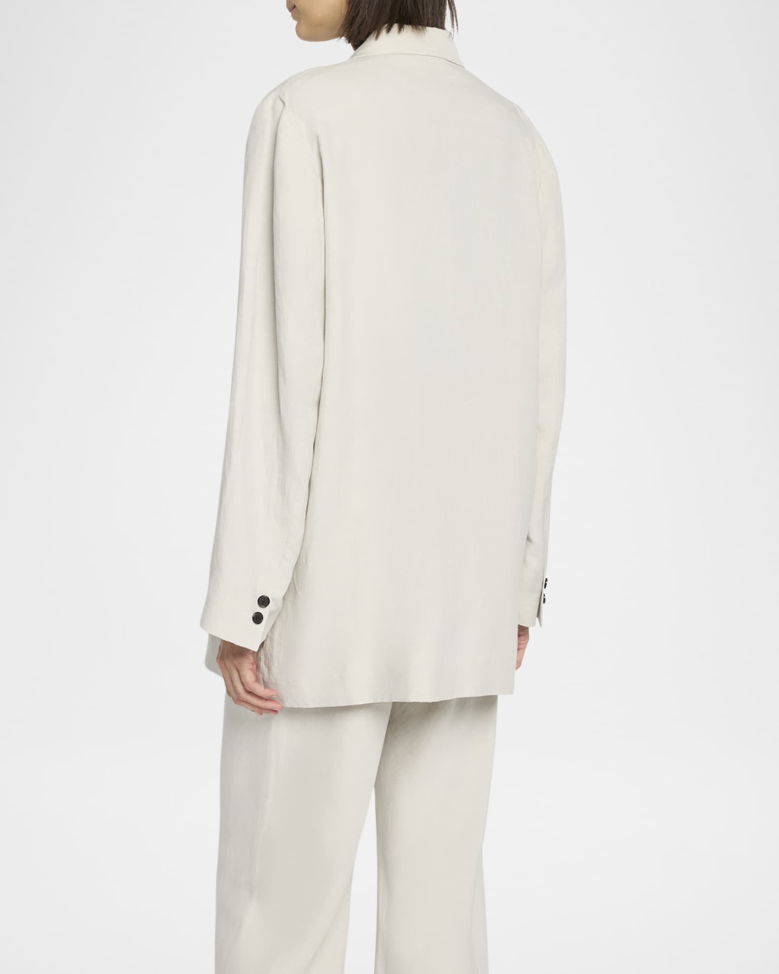 THE ROW Nat Oversized Double-Breasted Jacket | Neiman Marcus