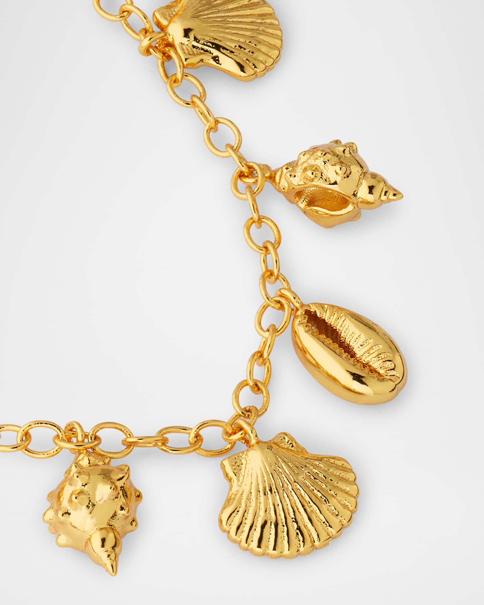 NEST Jewelry Tiny Shells Charm Anklet | Neiman Marcus