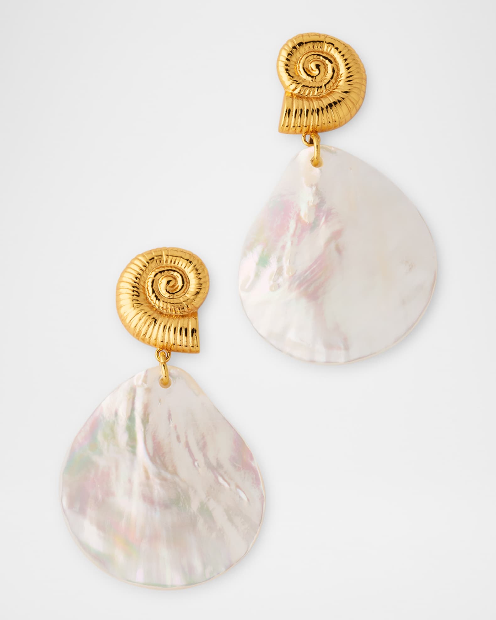 NEST Jewelry Mother of Pearl Shell Earrings | Neiman Marcus