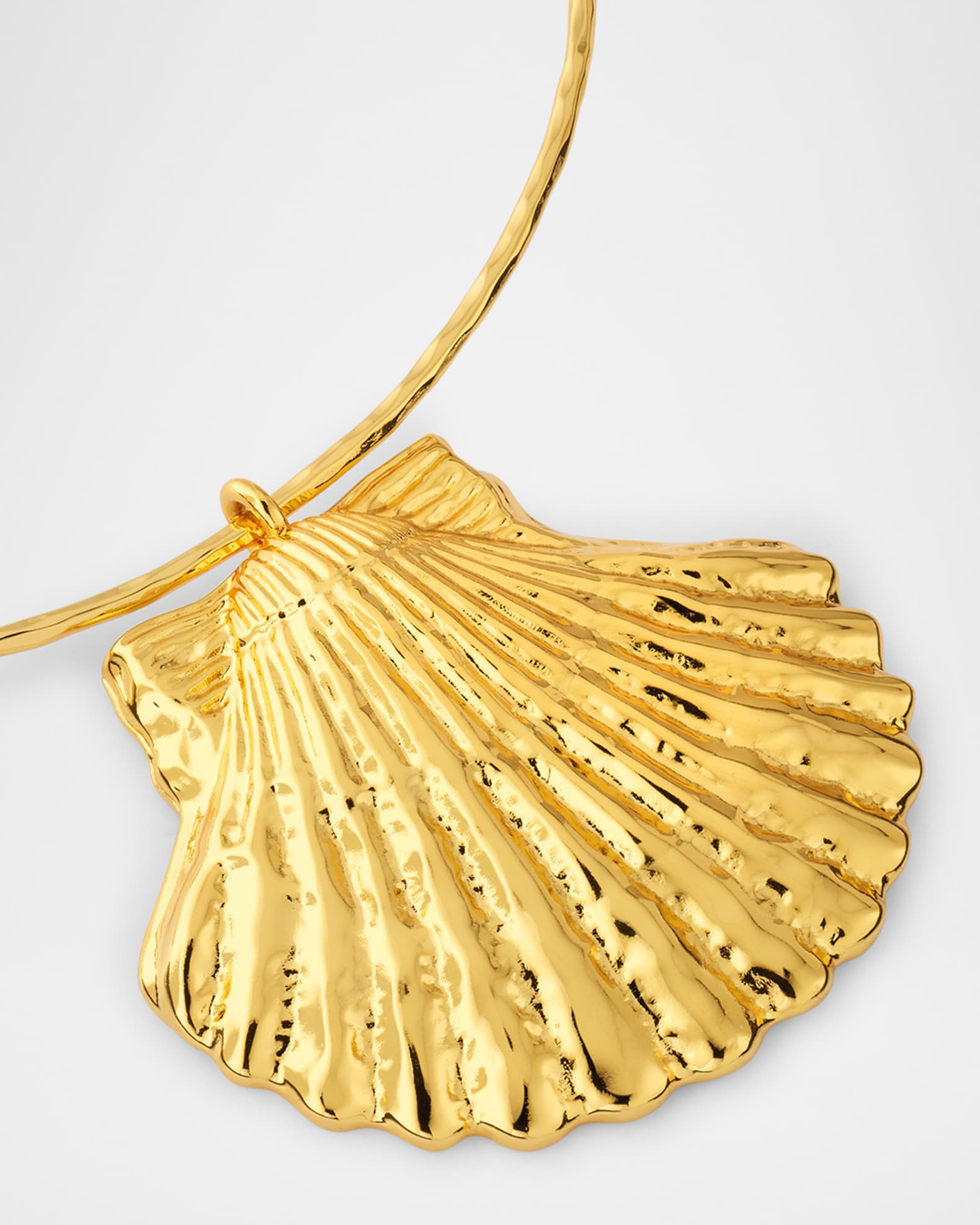 NEST Jewelry Hammered Torque Shell Collar Necklace | Neiman Marcus