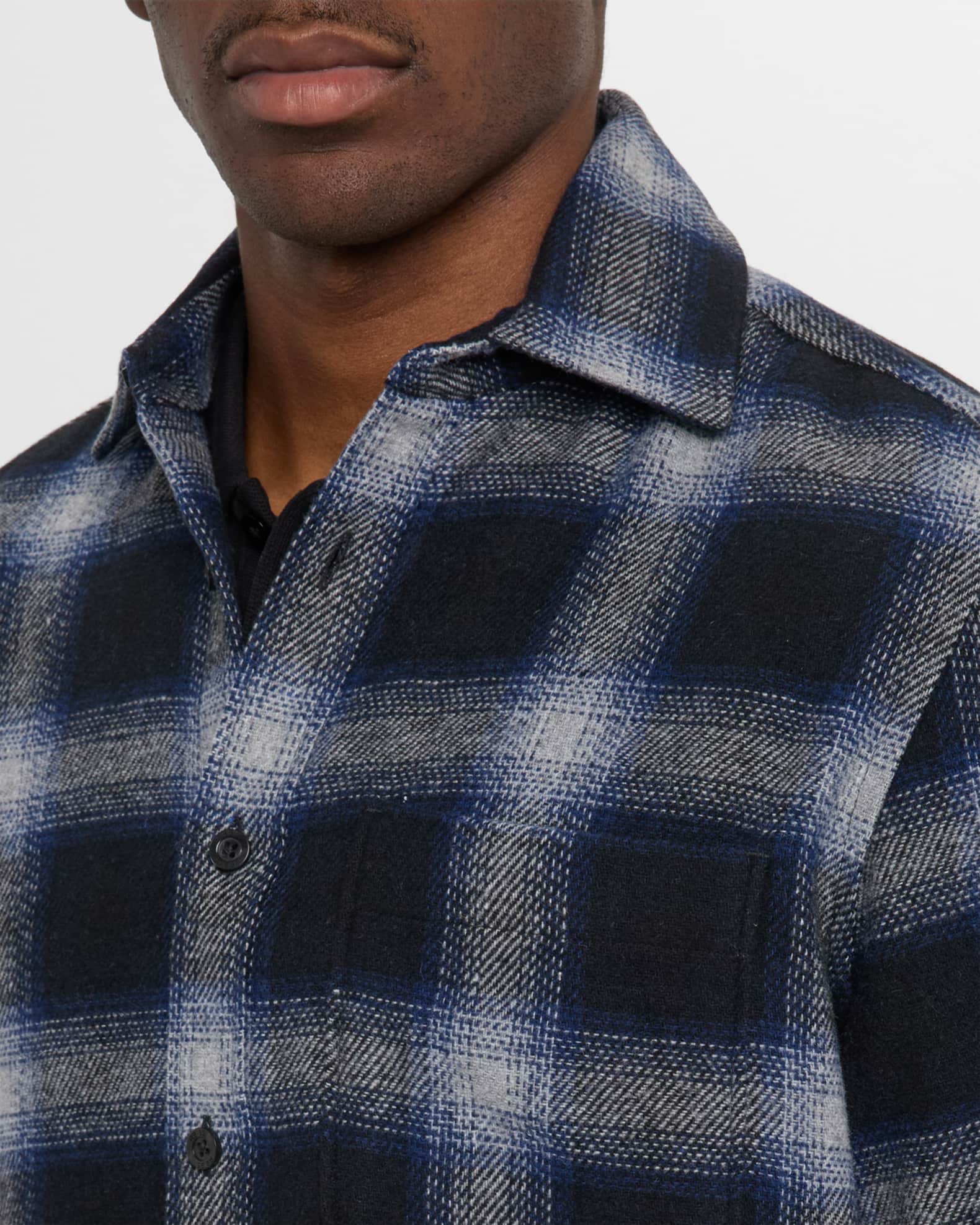 Reiss Men's Crosby Check Overshirt | Neiman Marcus