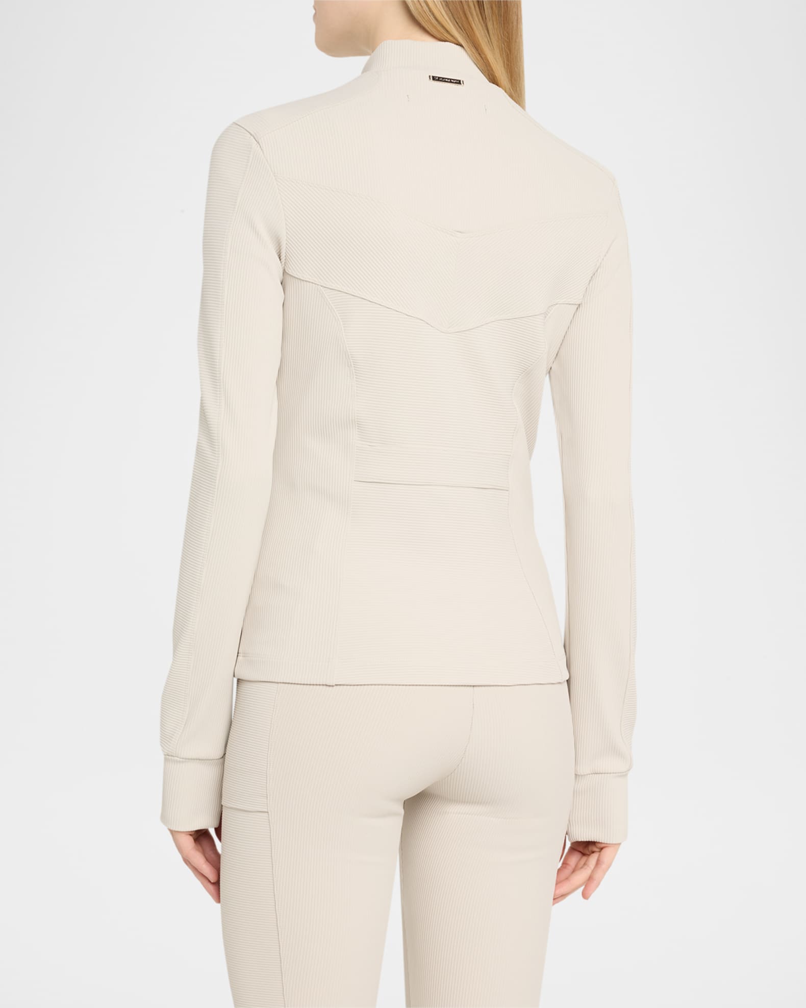 Blanc Noir Directional Rib Jacket | Neiman Marcus