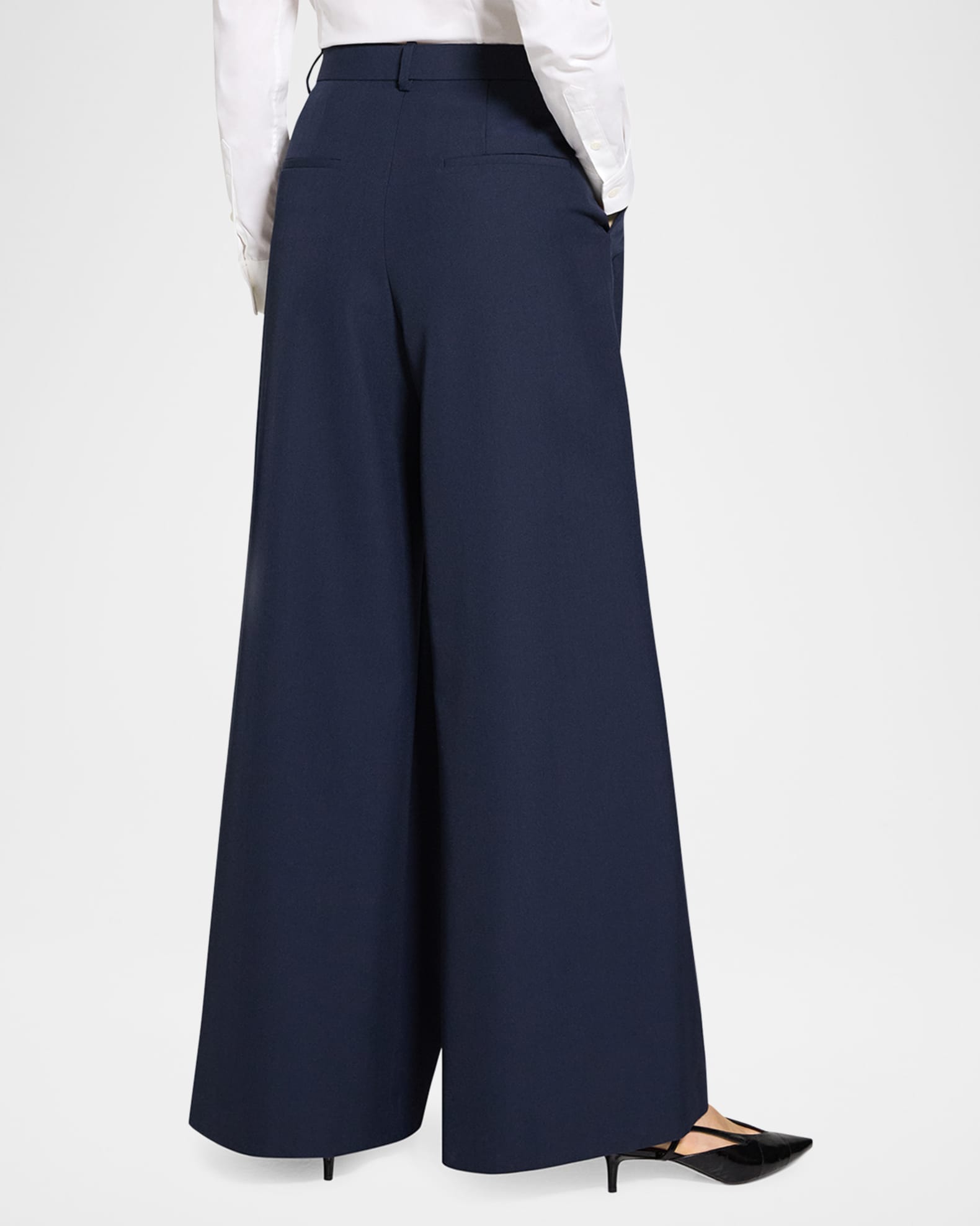 Theory Triple Pleat Pants | Neiman Marcus