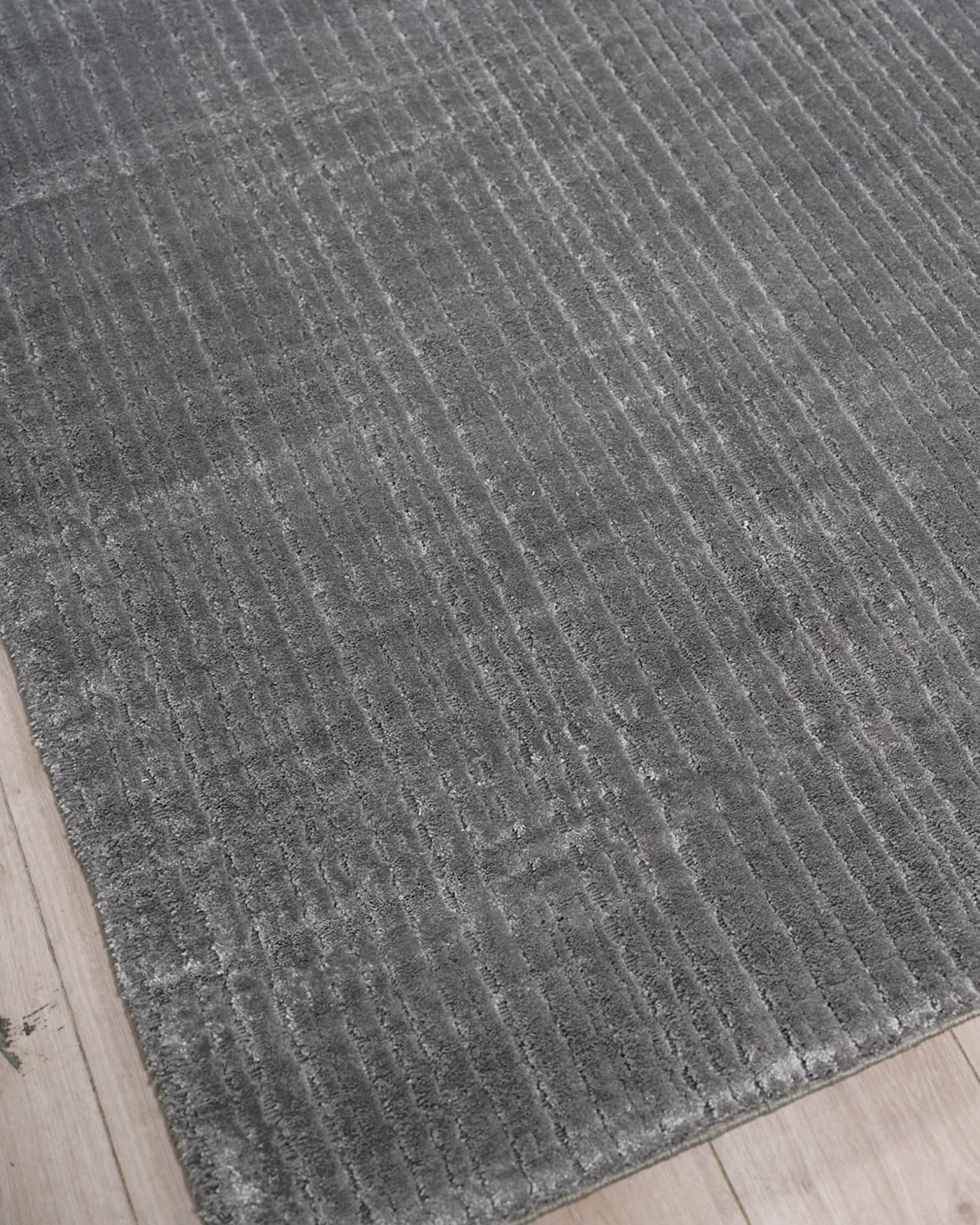 Cabrini Hand-Loomed Gray Rugs | Neiman Marcus