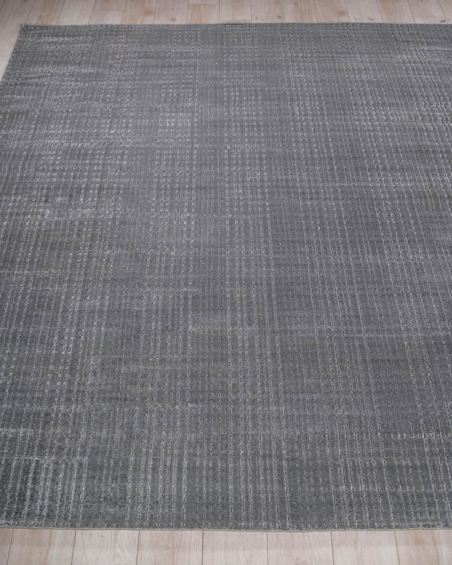 Cabrini Hand-Loomed Gray Rugs | Neiman Marcus