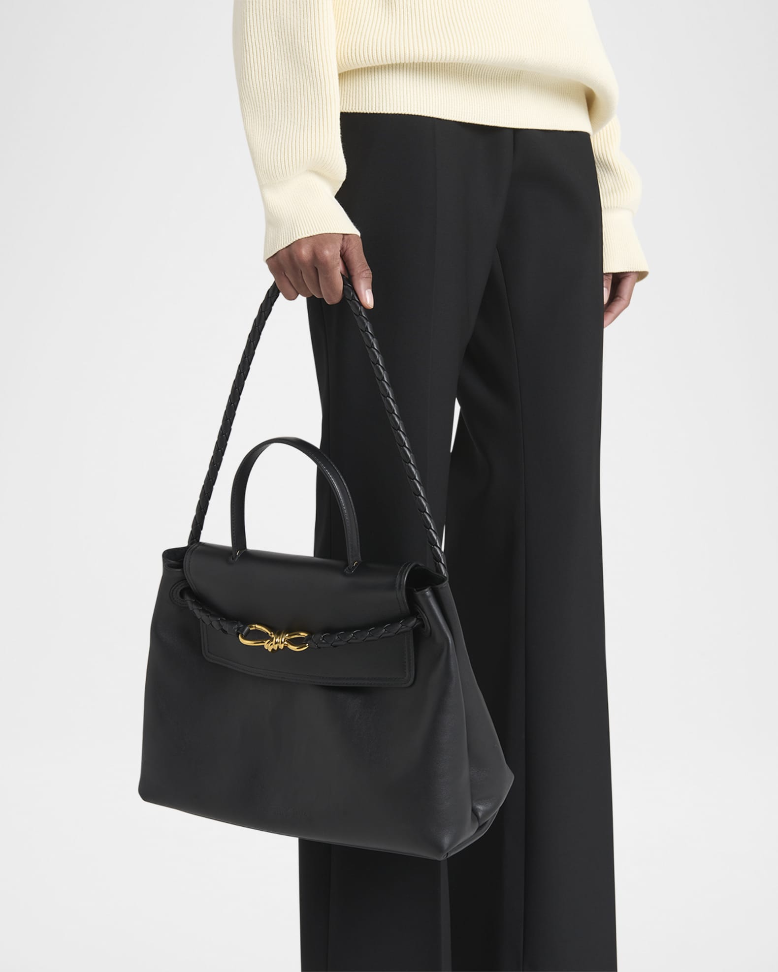 Bottega Veneta Ciao Ciao Medium Leather Top-Handle Bag | Neiman Marcus