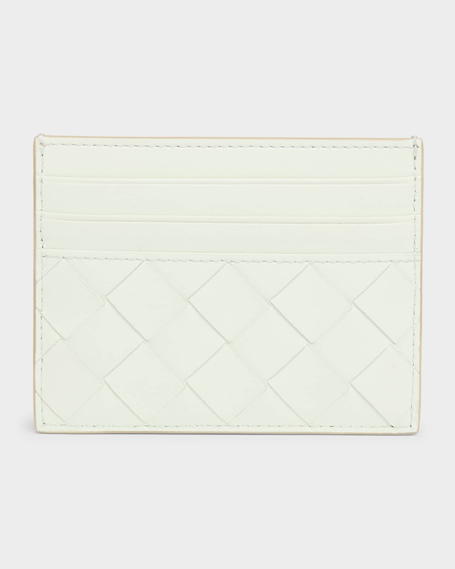 Bottega Veneta Intrecciato Leather Card Holder | Neiman Marcus