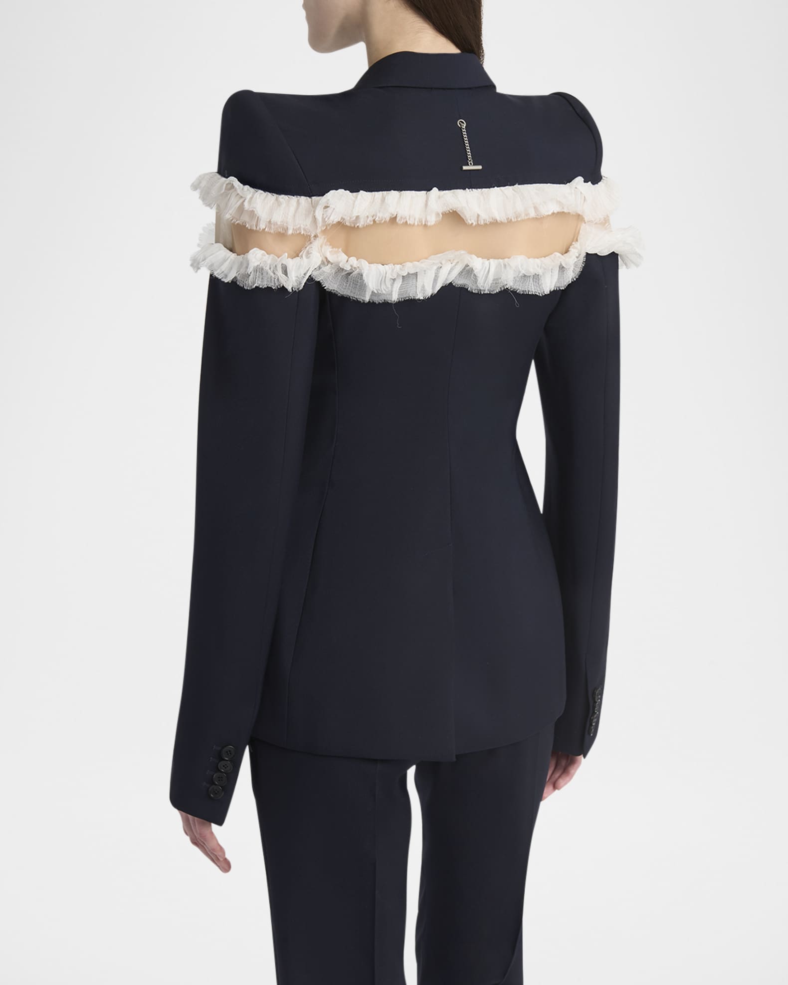 Ruffle Suit | Neiman Marcus