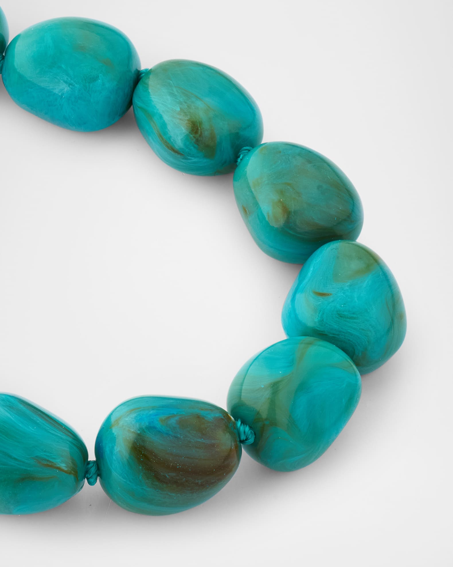 Lele Sadoughi Baroque Turquoise Collar Necklace | Neiman Marcus