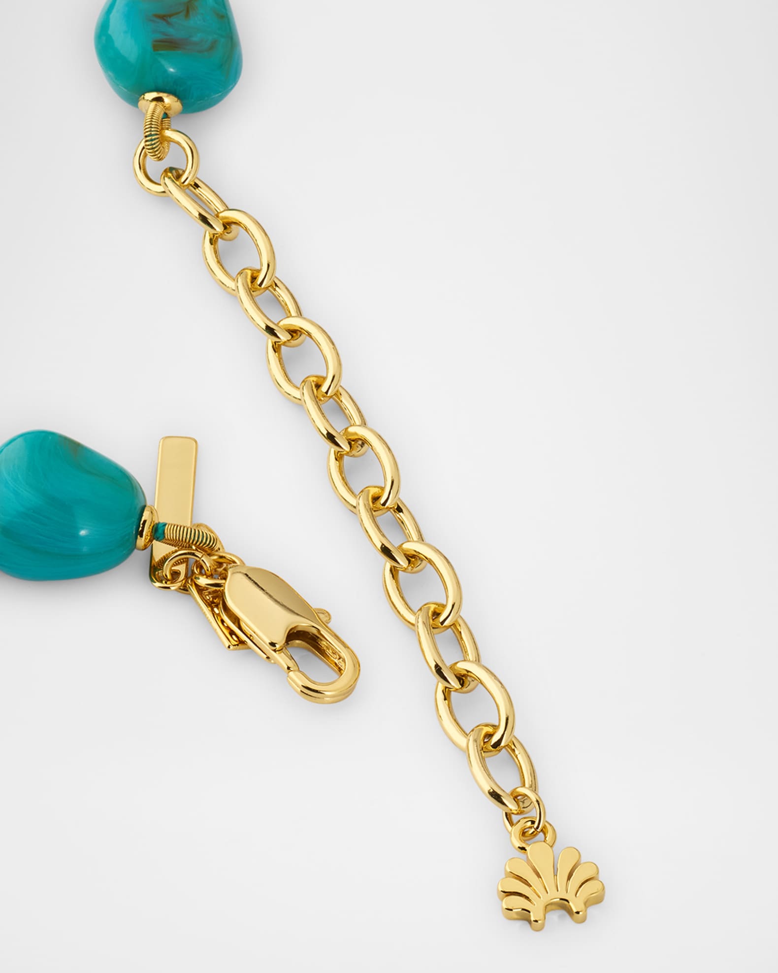 Lele Sadoughi Baroque Turquoise Collar Necklace | Neiman Marcus