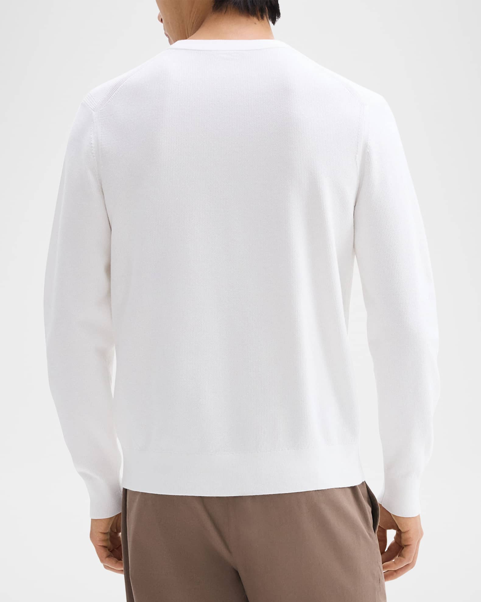 Theory Men's Riland Sweater in Light Bilen | Neiman Marcus