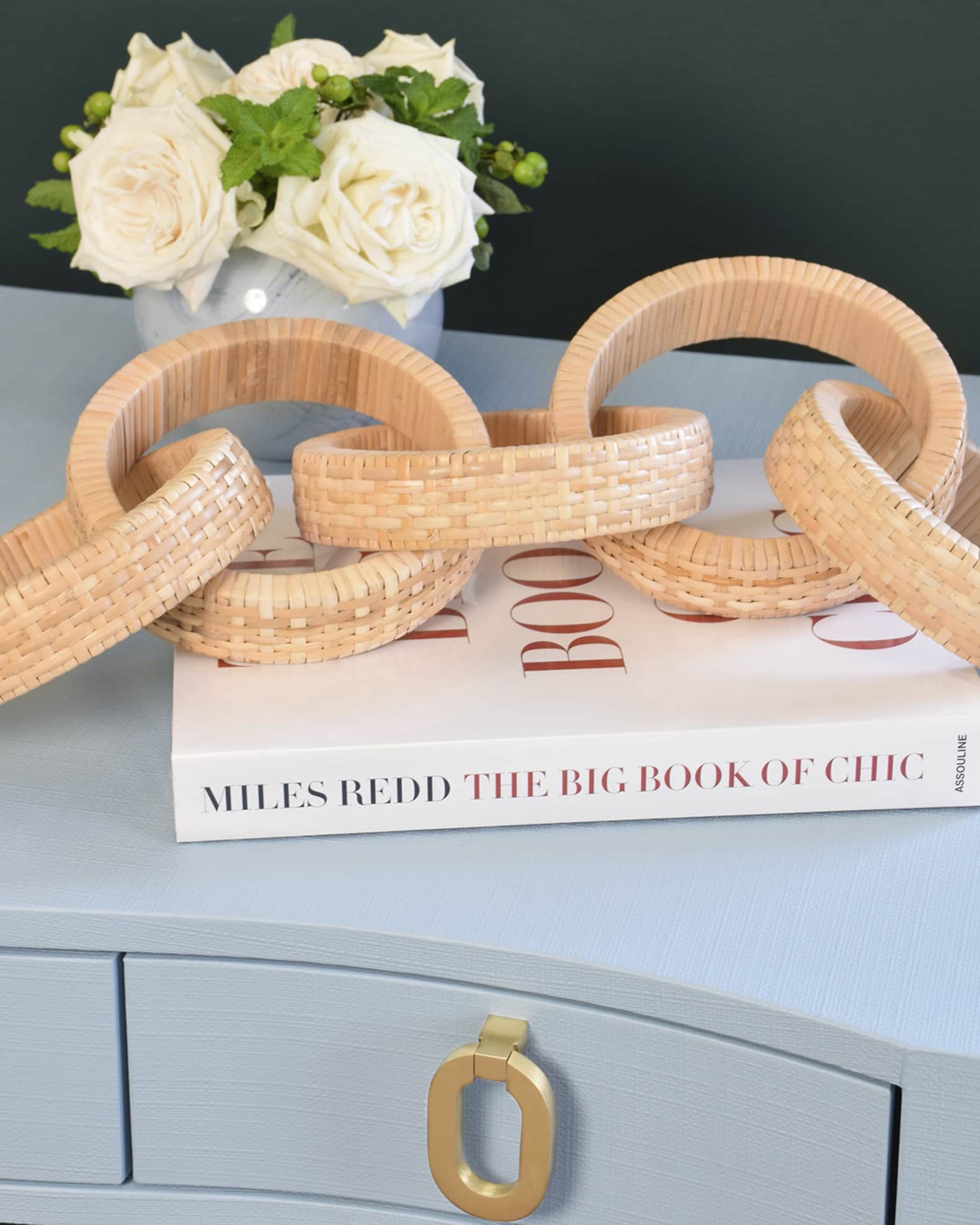 Worlds Away Ringlo Rattan Decorative Chain | Neiman Marcus