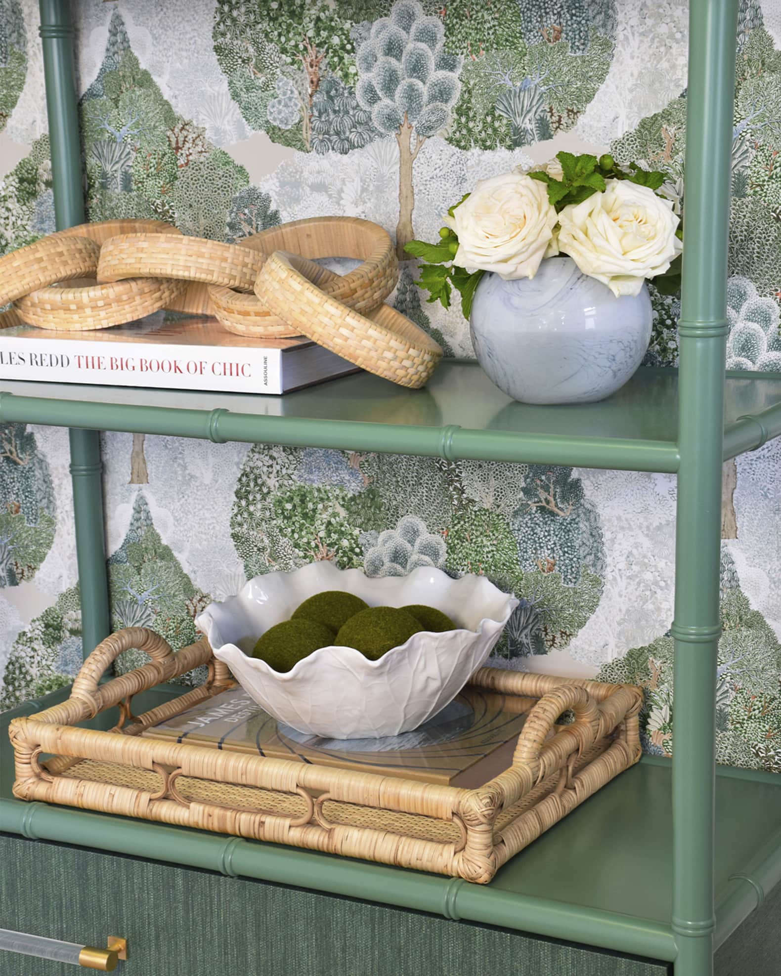 Worlds Away Ringlo Rattan Decorative Chain | Neiman Marcus