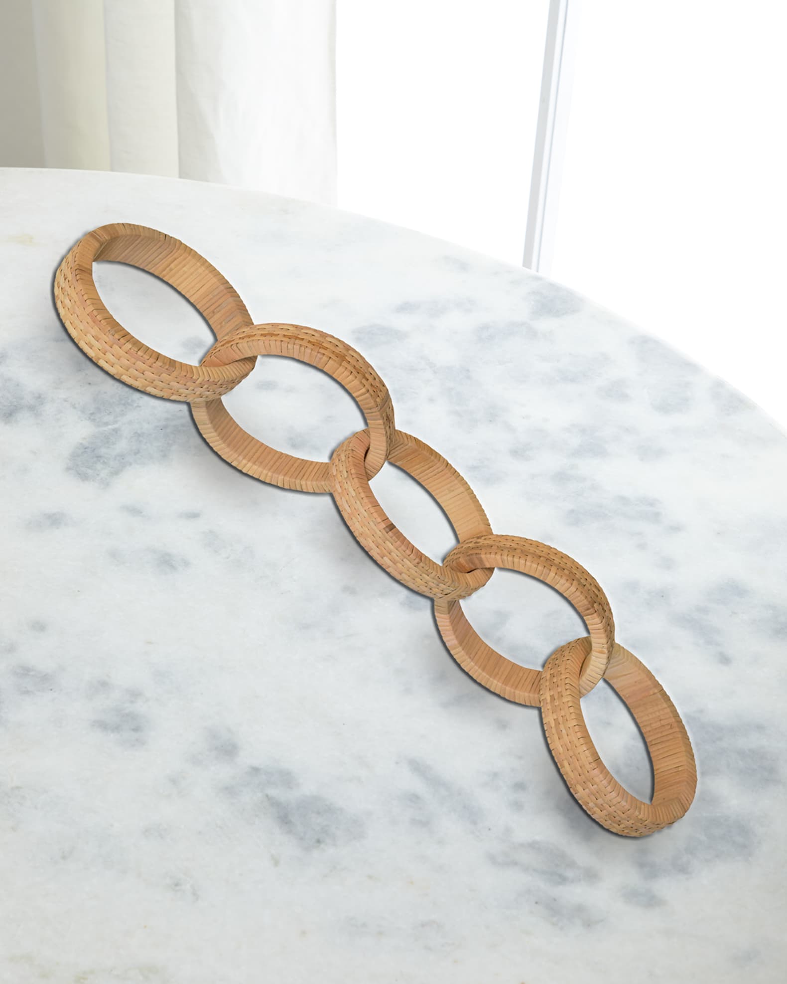 Worlds Away Ringlo Rattan Decorative Chain | Neiman Marcus