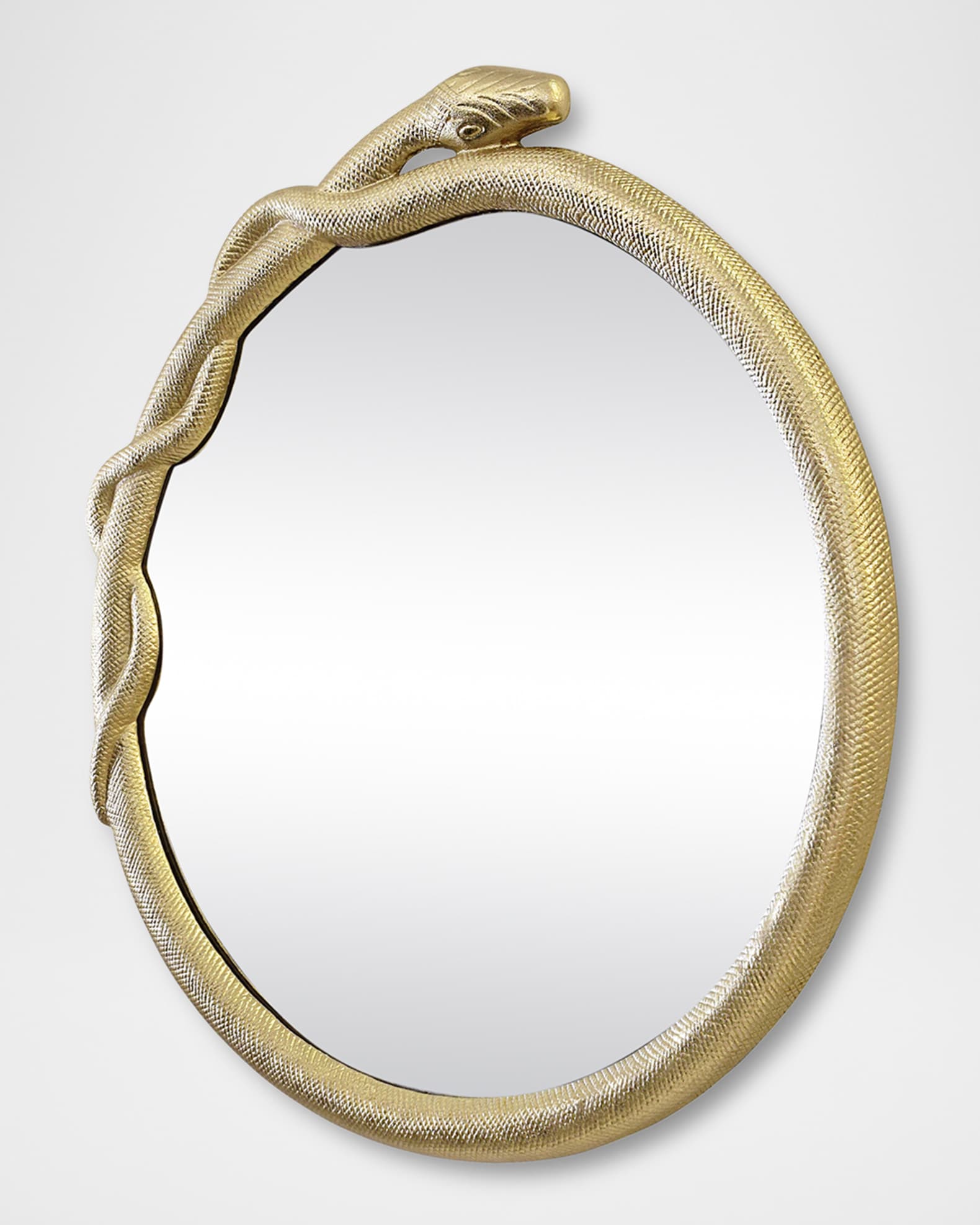 Worlds Away Lucius Snake Wall Mirror | Neiman Marcus
