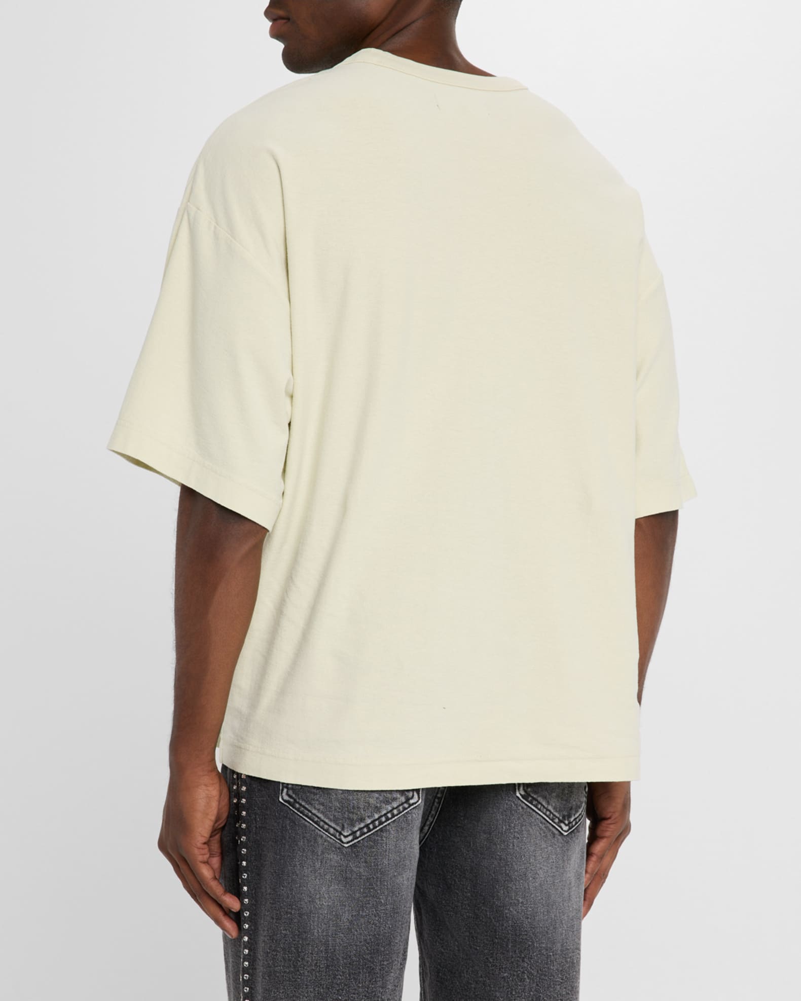 PURPLE Men's Oversized Graphic Logo T-Shirt | Neiman Marcus
