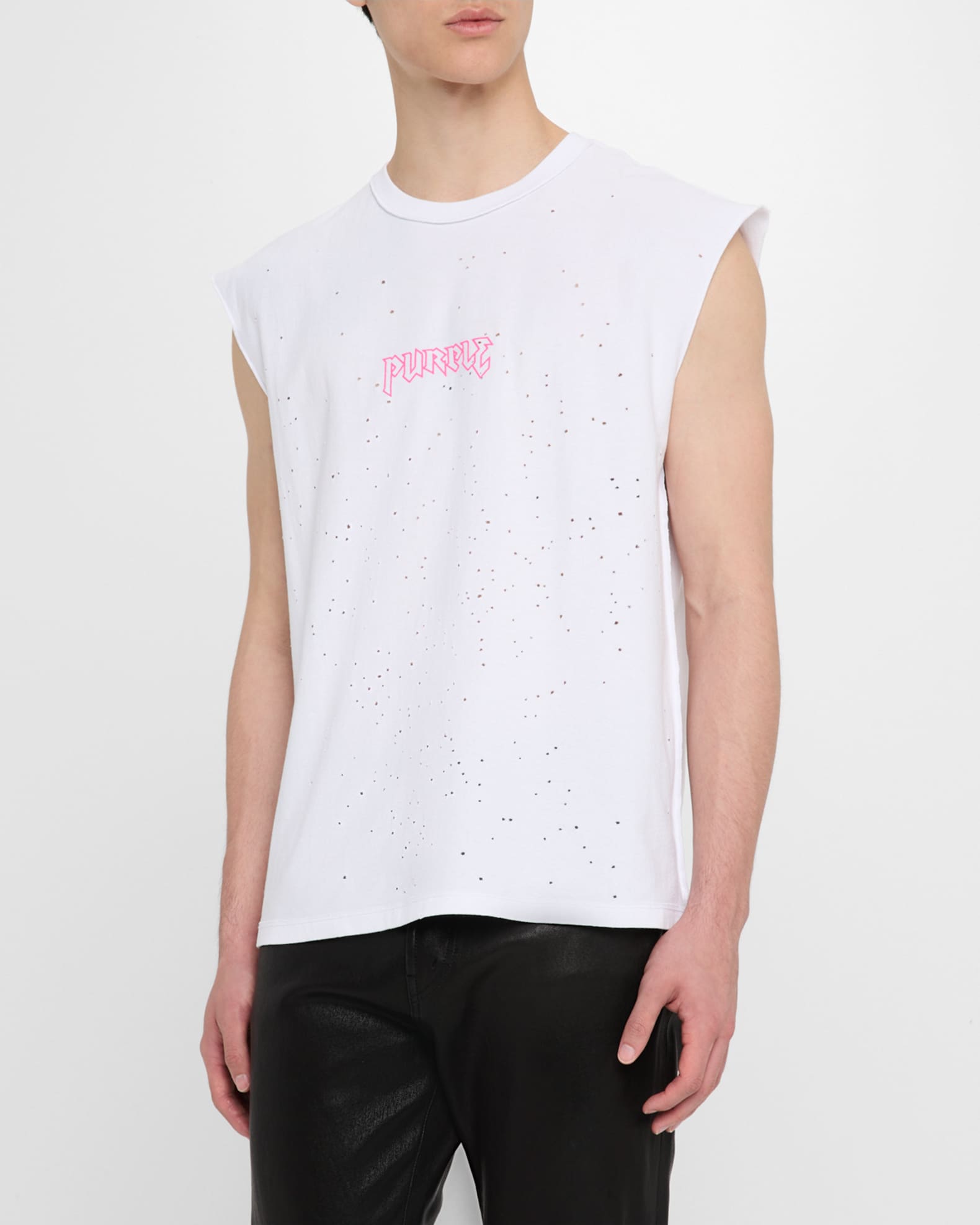 PURPLE Men's Metal Tank Top | Neiman Marcus