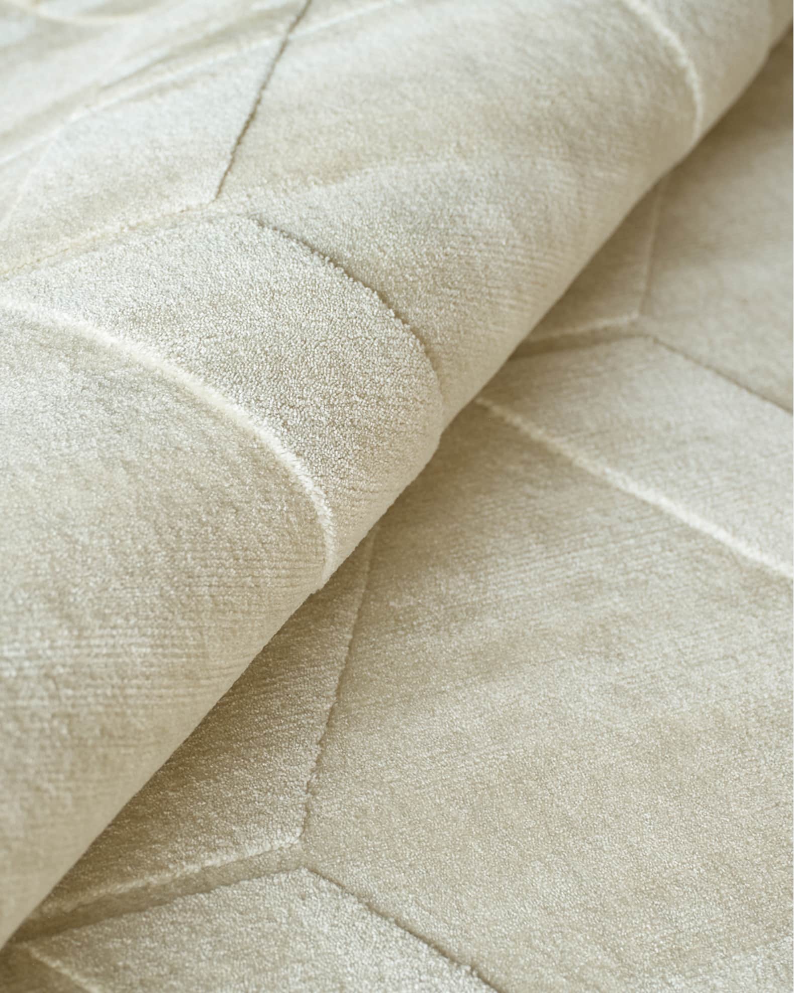 Exquisite Rugs Brunello Hand-Loomed Light Beige Rug, 4' x 6' | Neiman ...