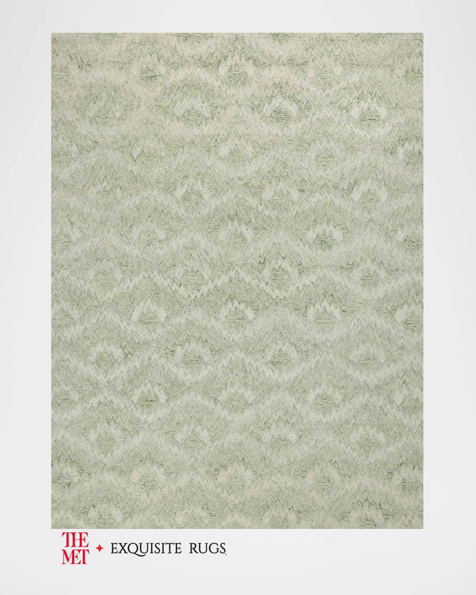 light green rectangle rug