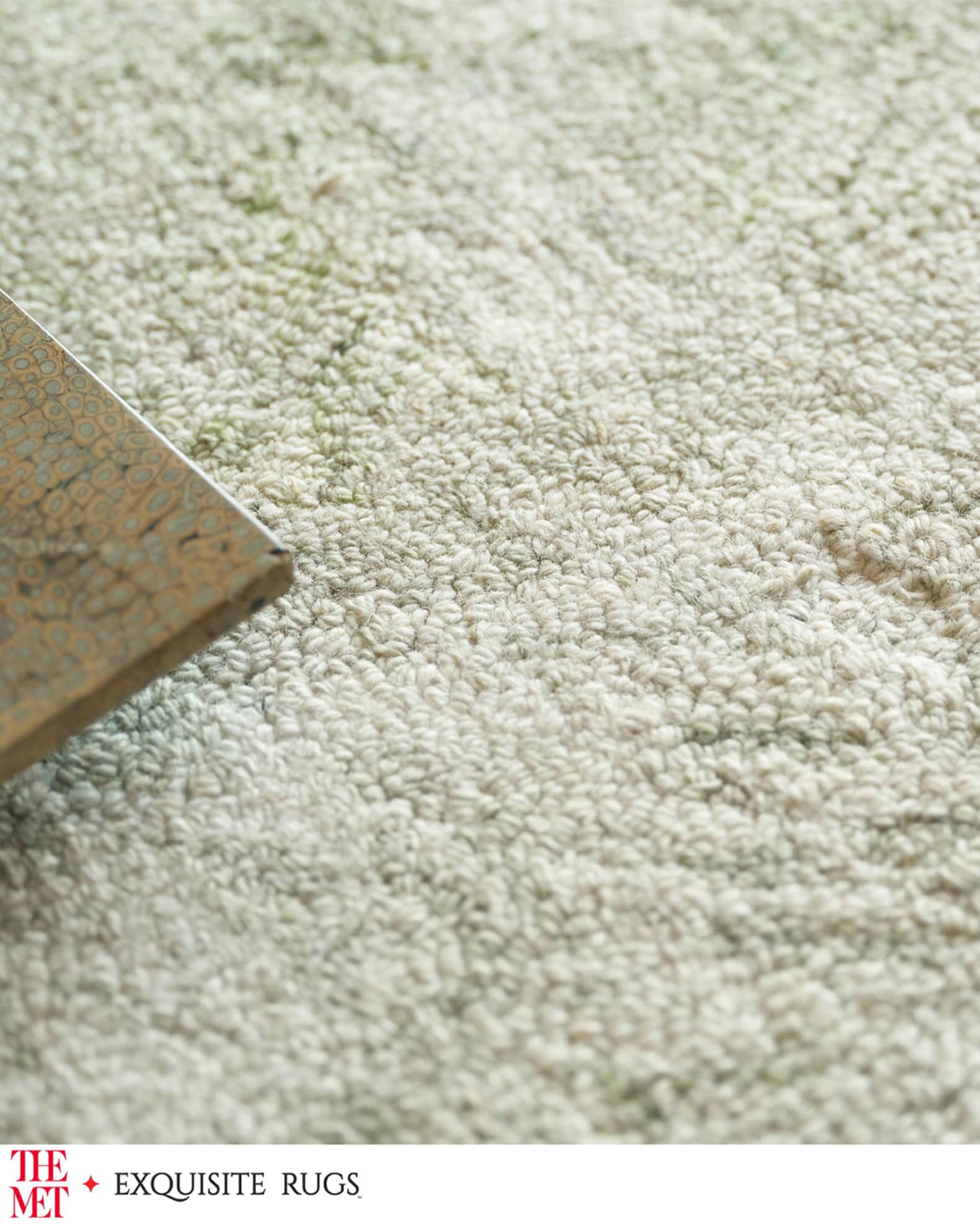 Bargello Hand-Tufted Light Green Rugs | Neiman Marcus