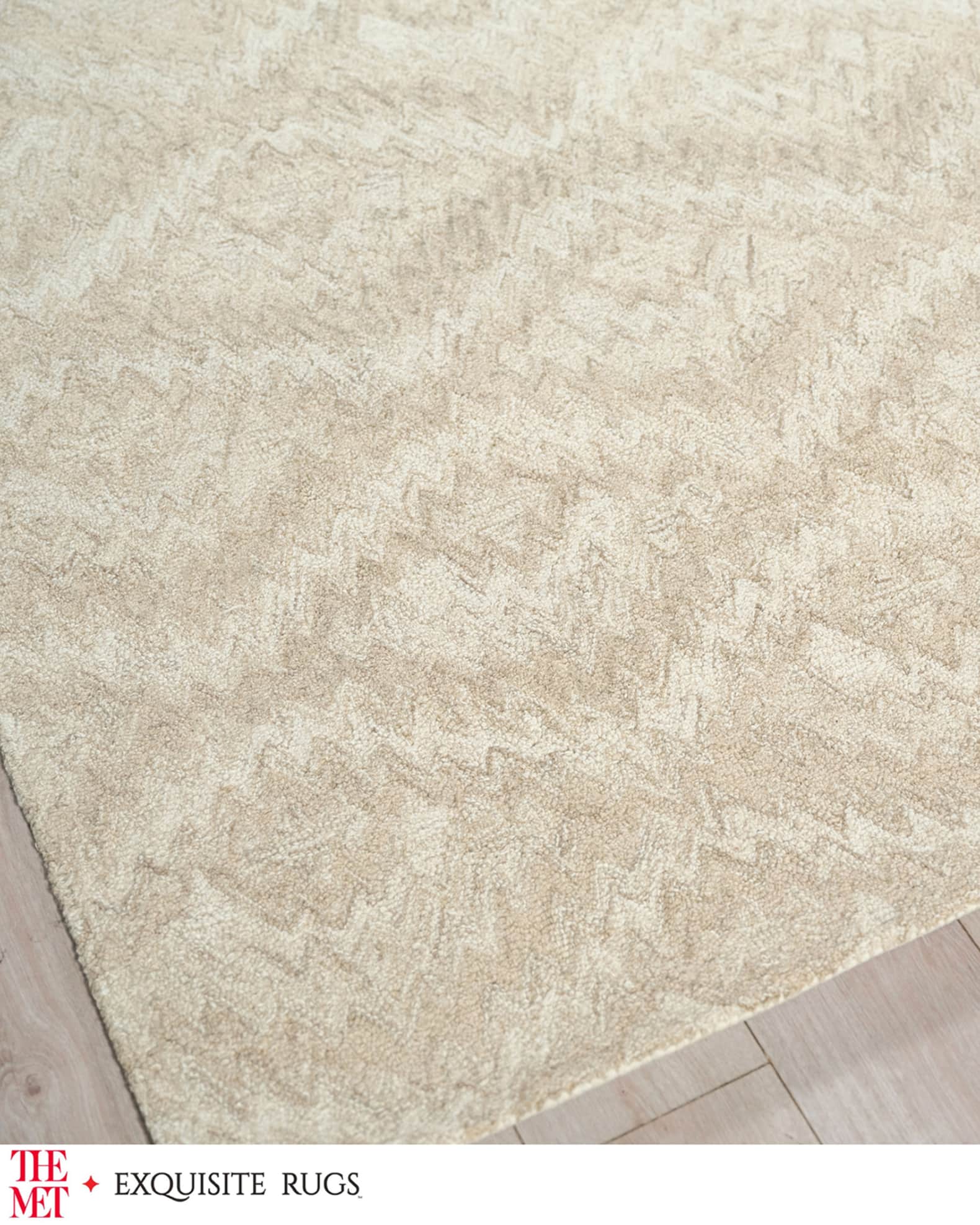 Bargello Hand-Tufted Beige Rugs | Neiman Marcus